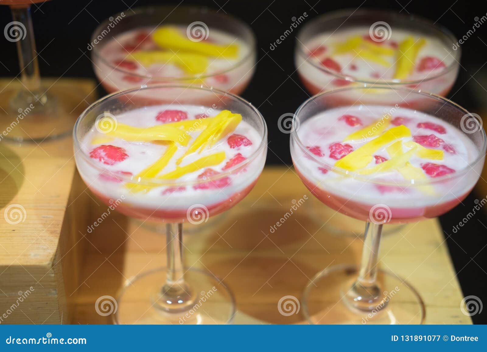 Thai Dessert Red Sweet Ruby Framework Stock Image - Image of asian ...