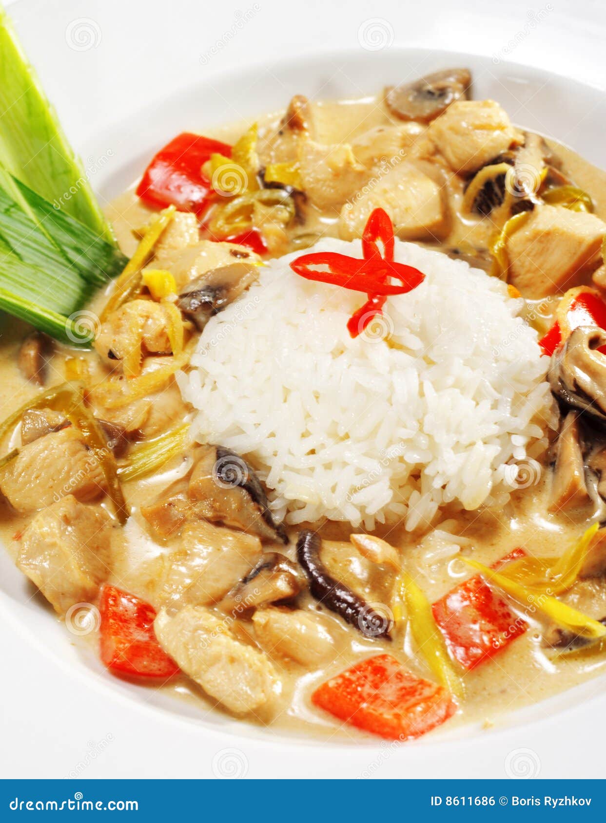 Thai Dishes - WOK Chicken stock photo. Image of lunch - 8611686