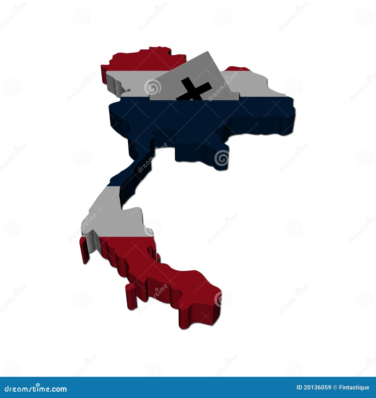 Thai Election Map Illustration Stock Illustration - Illustration of ...
