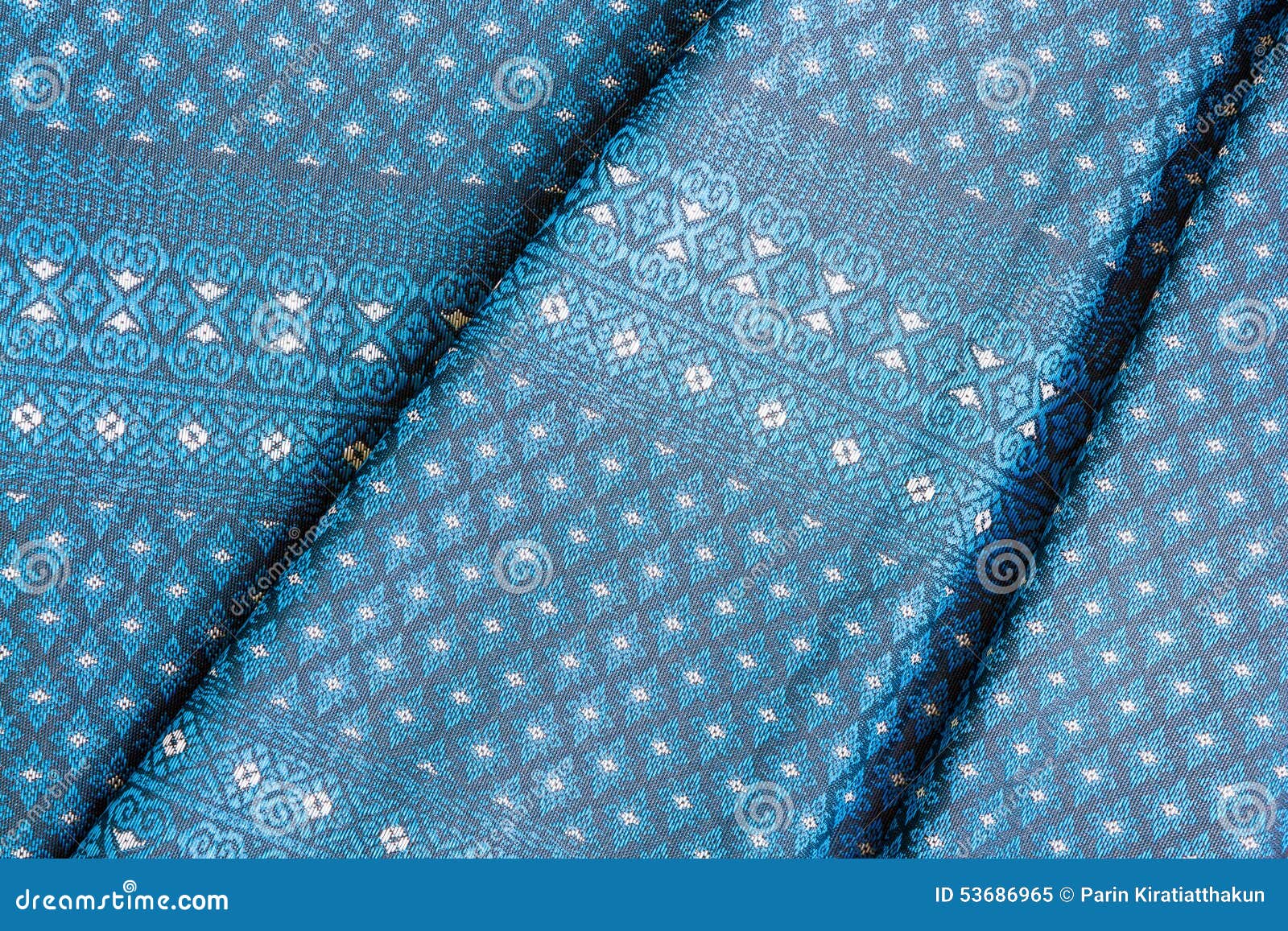 Thai fabrics patterns stock image. Image of closeup, clothes - 53686965