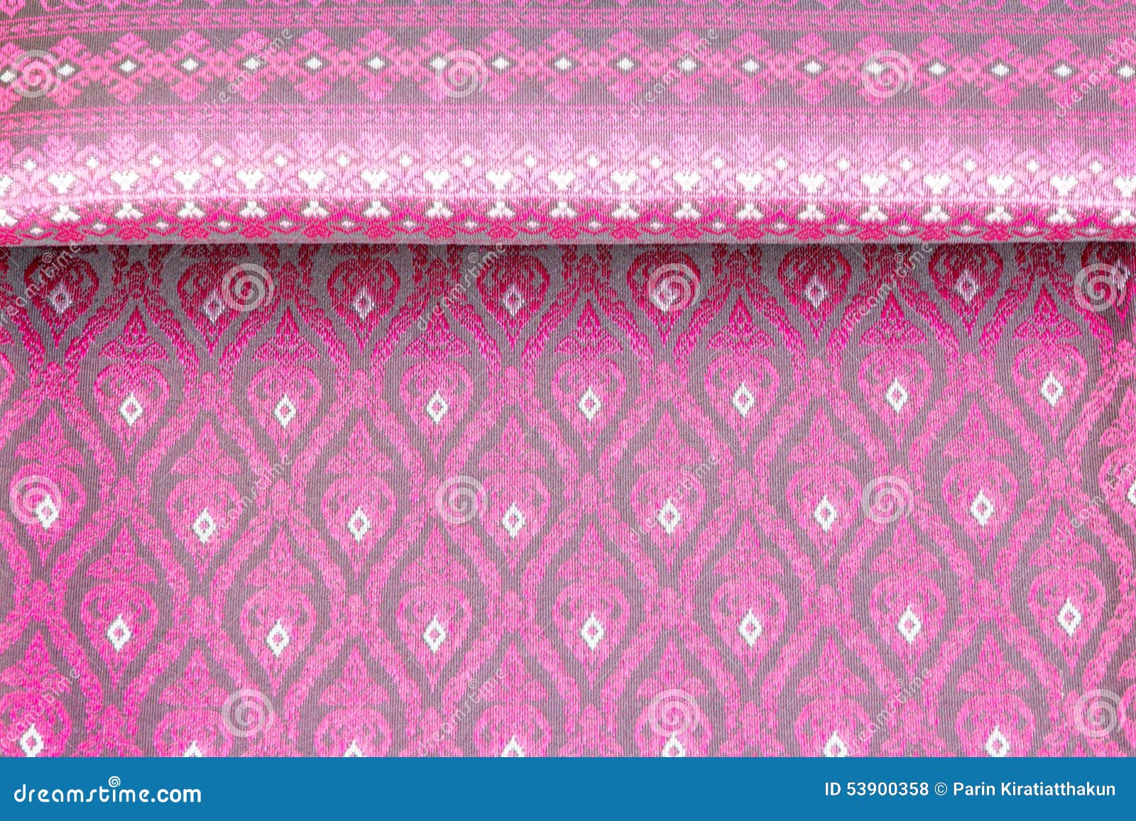 Thai fabrics patterns stock photo. Image of fabric, cotton - 53900358