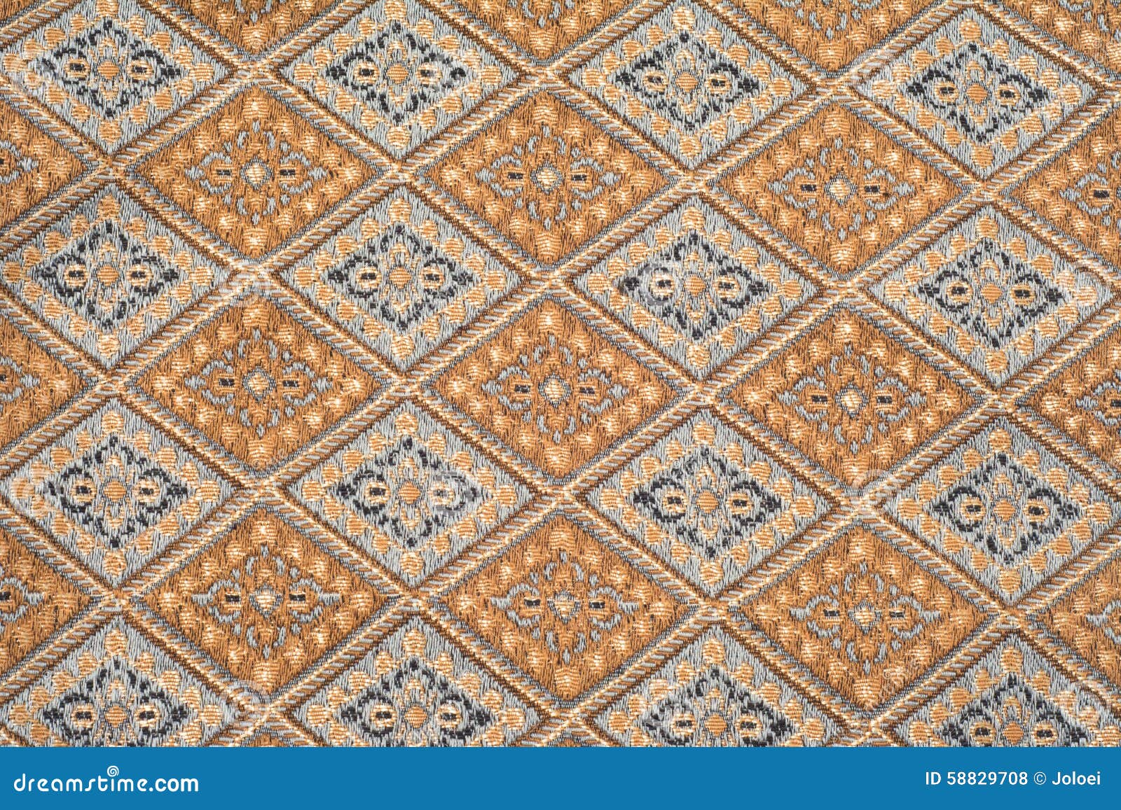 Thai fabrics patterns stock photo. Image of pattern, asian - 58829708