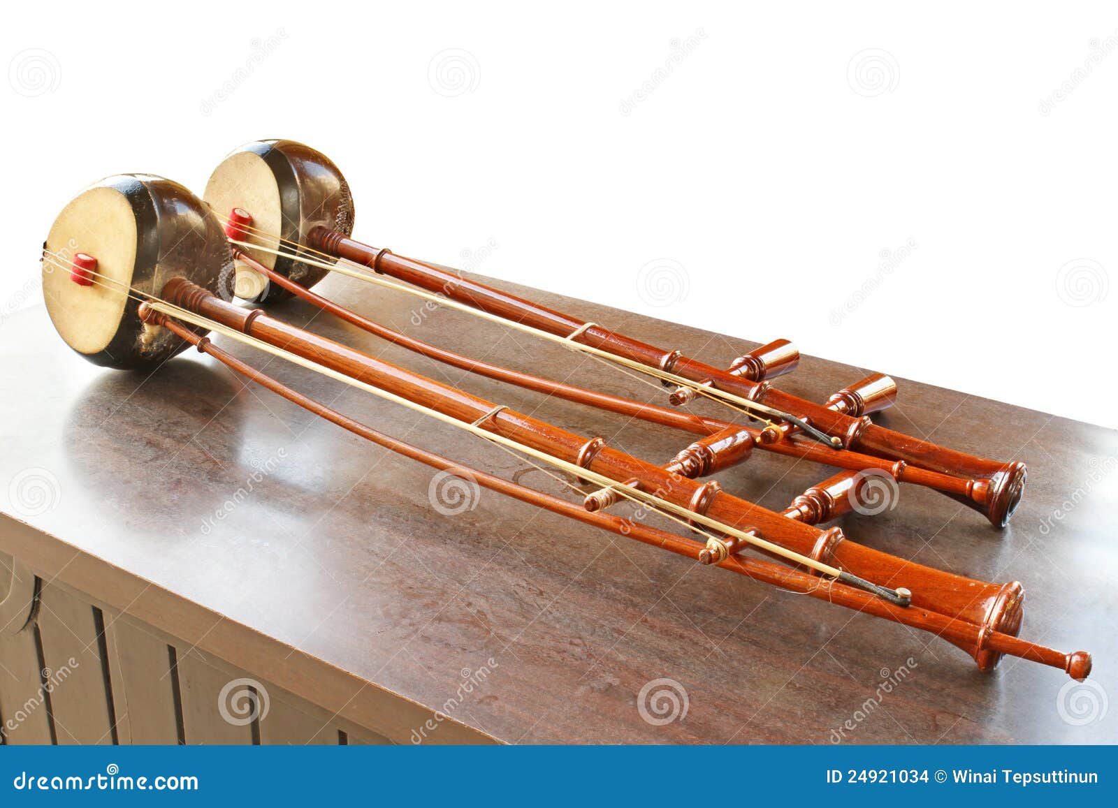 Thai Fiddle Musical Instrument Stock Photo - Image of equipment ...