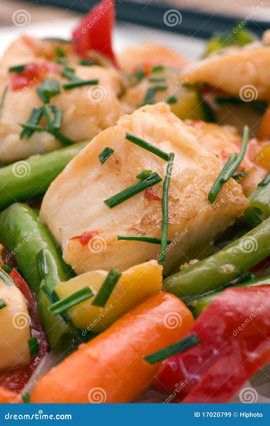Thai fish stock image. Image of fresh, leek, fish, meal - 17020799