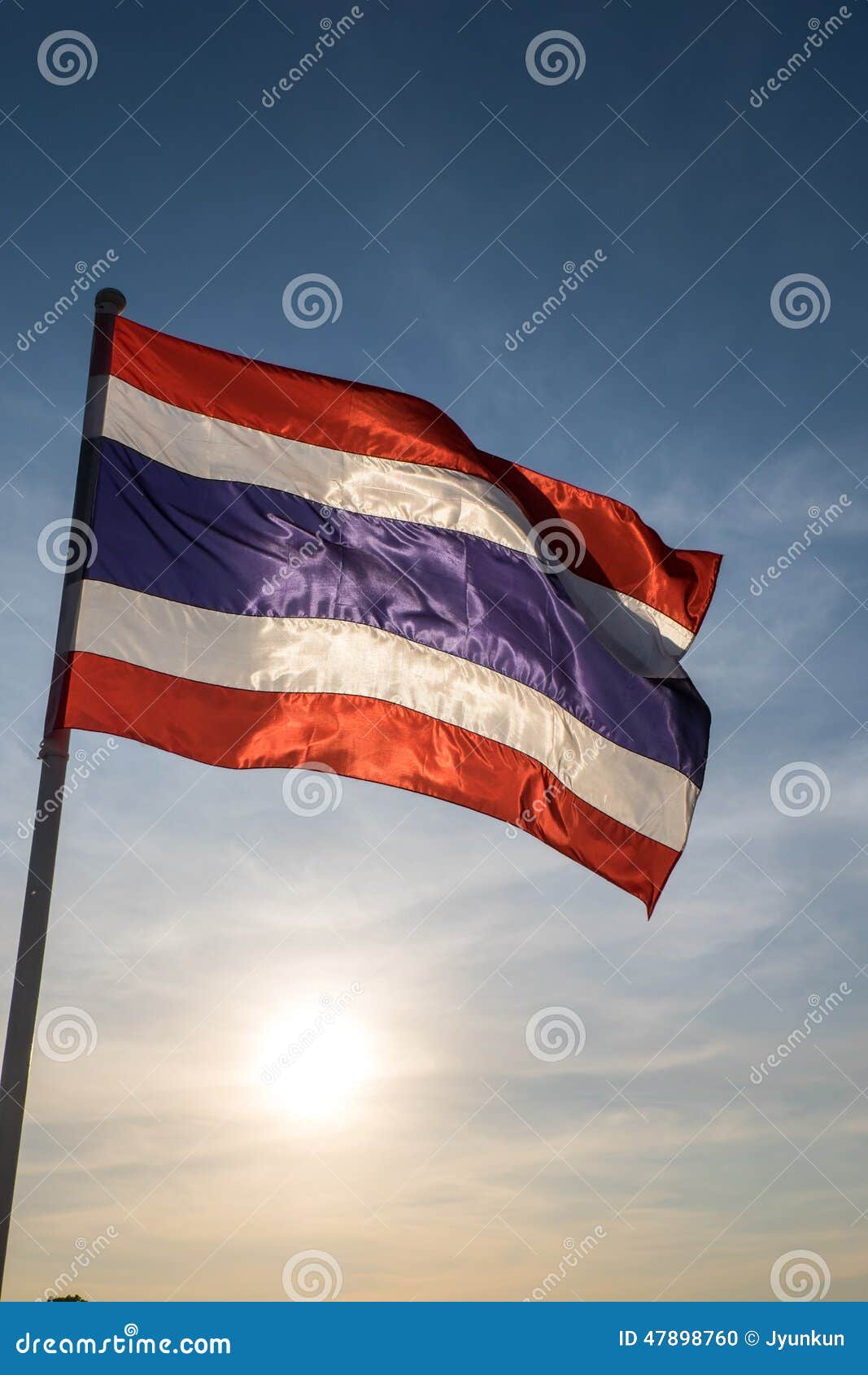 Thai Flag Royalty-Free Stock Photography | CartoonDealer.com #28766585