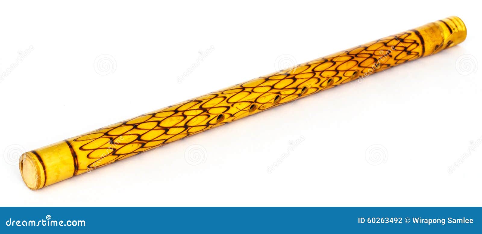 Thai flute stock photo. Image of white, background, thai - 60263492