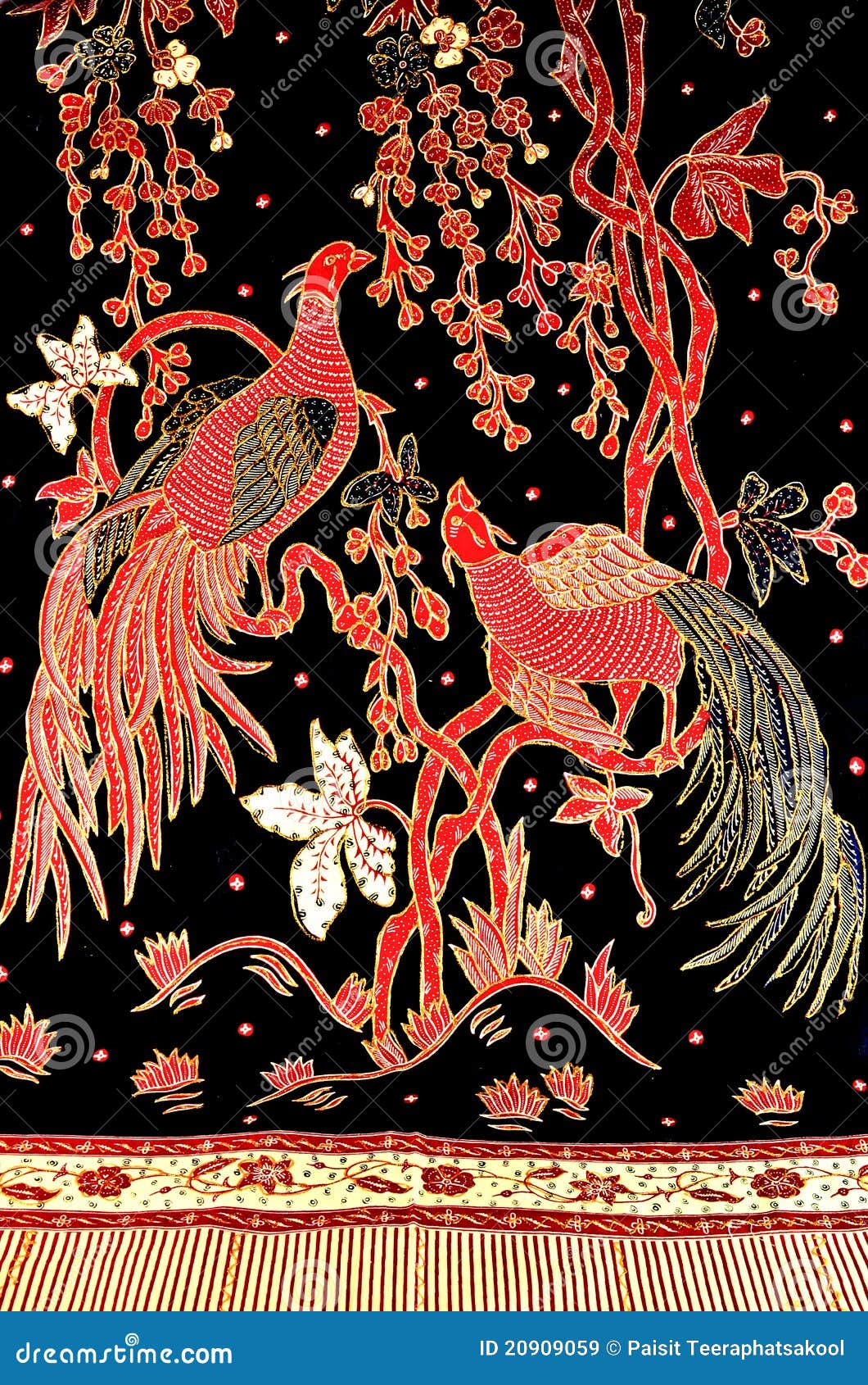 Thai folk textile stock image. Image of folkcustom, tradition - 20909059