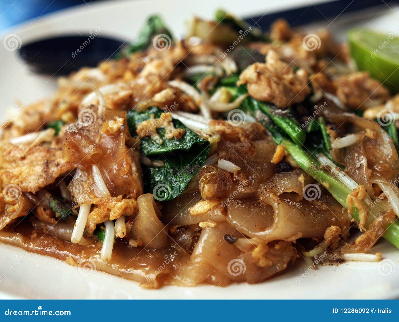 Thai Food Pad Thai , Stir Fry Noodles With Tofu In Padthai Style. The ...