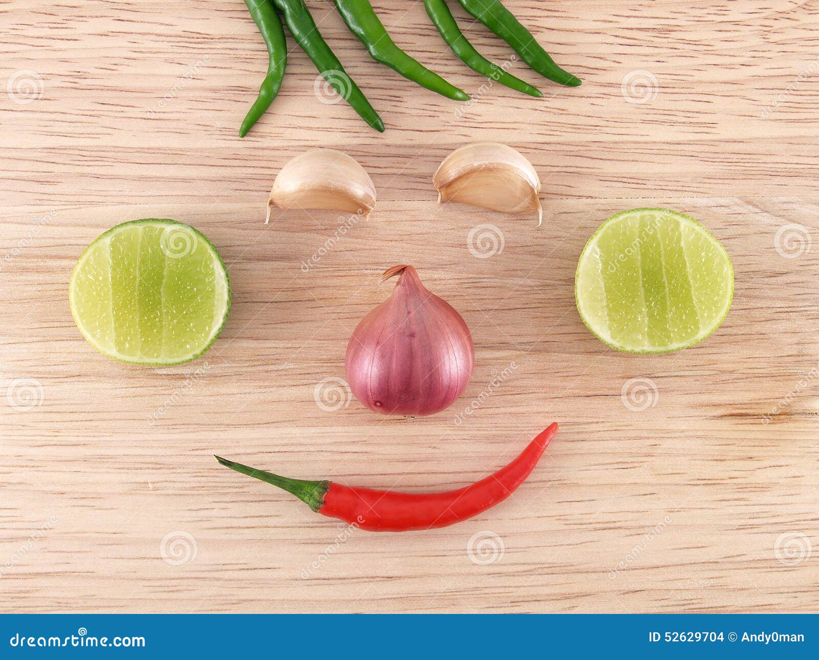 Smiley Face Shape (hair, Eyes, Ears, Nose and Mouth) of Colorful ...