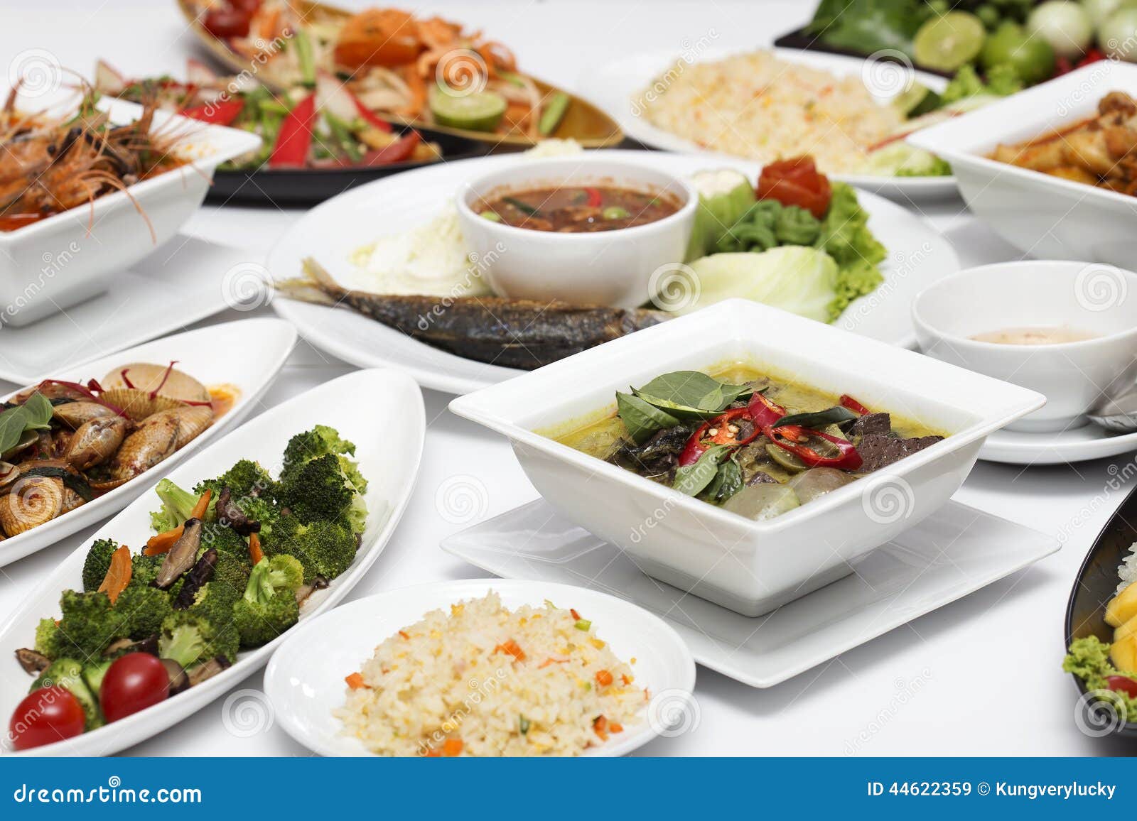 Thai Food set stock image. Image of nutrition, fresh - 44622359