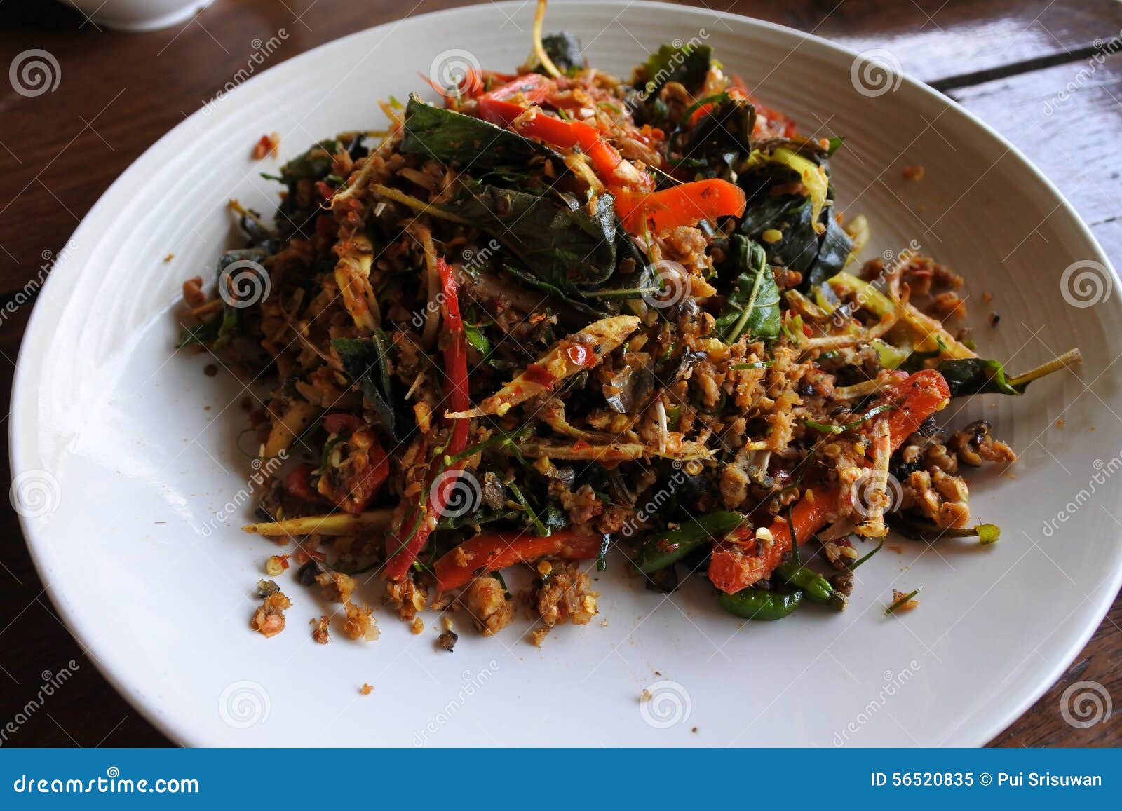 Thai food stock image. Image of snake, fried, thai, spicy - 56520835