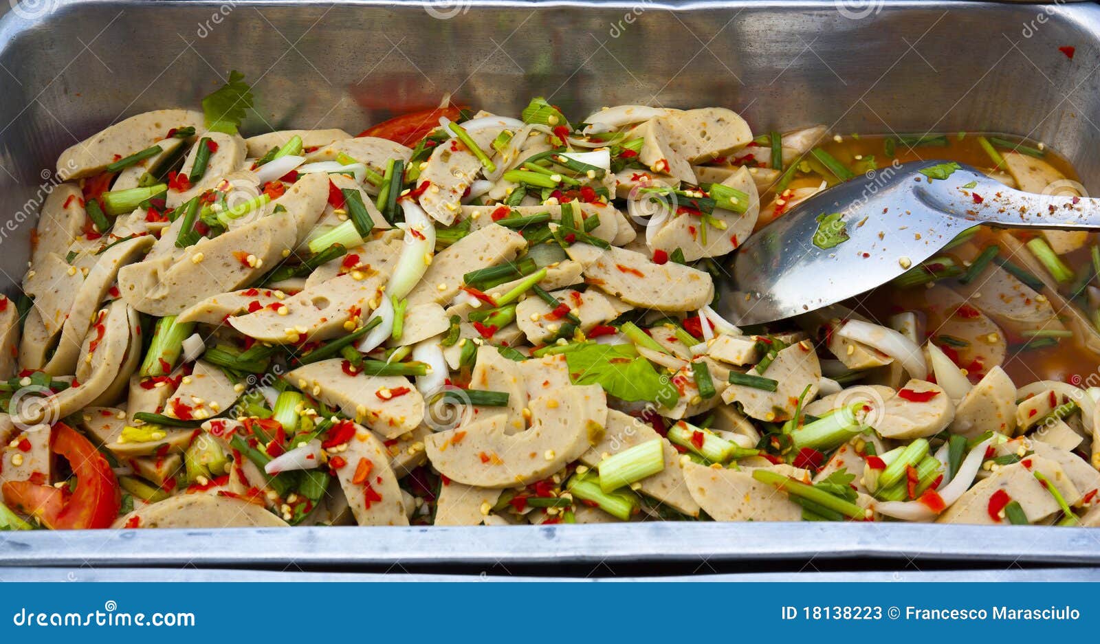 Thai Food; Yam Moo Yor stock image. Image of sliced, sauce - 18138223