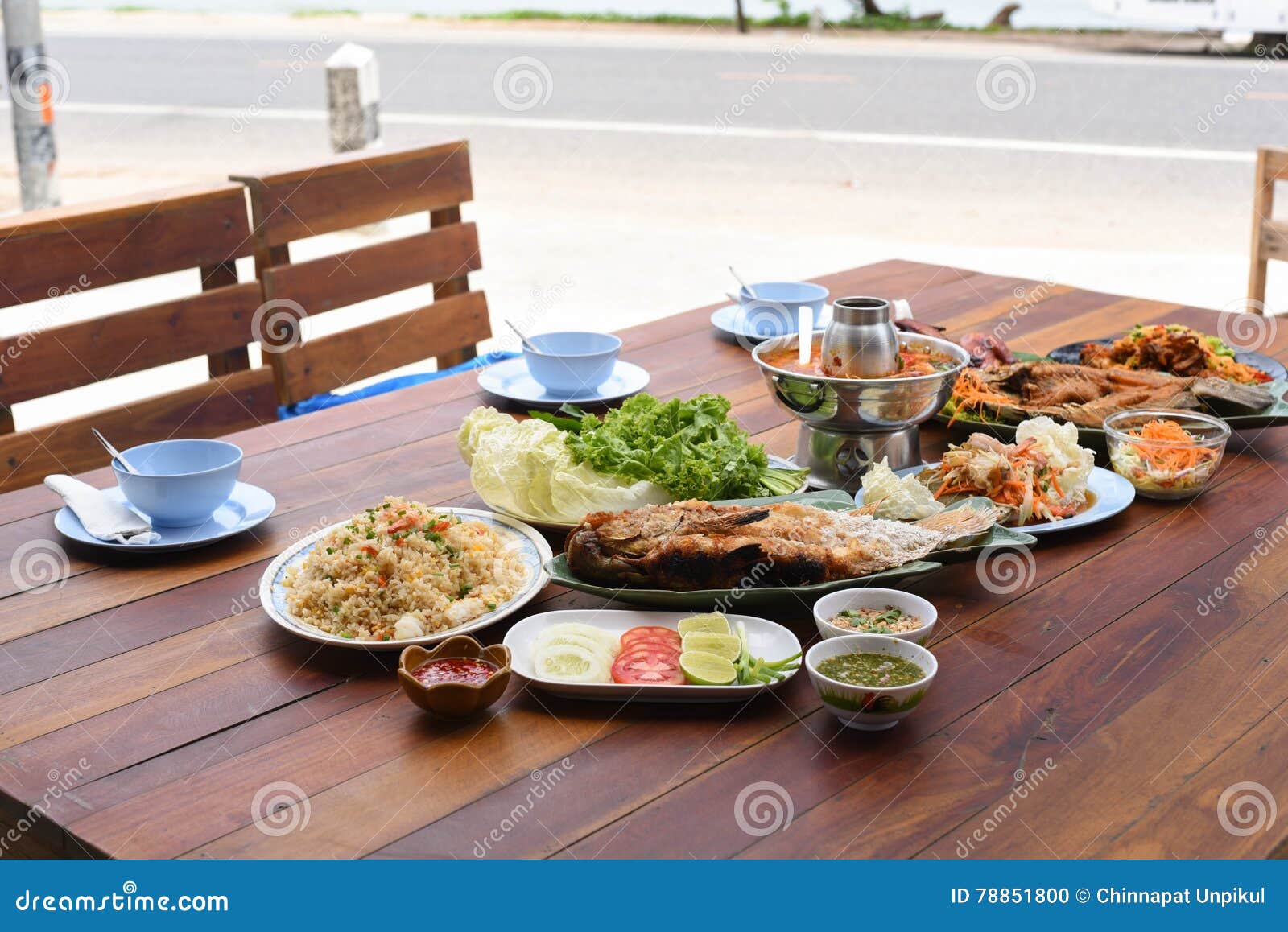 Thai foods stock photo. Image of cuisine, sauce, yummy - 78851800