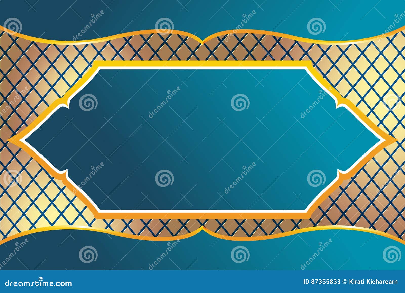 Thai Frame Luxury Design Background Vector Stock Vector - Illustration ...