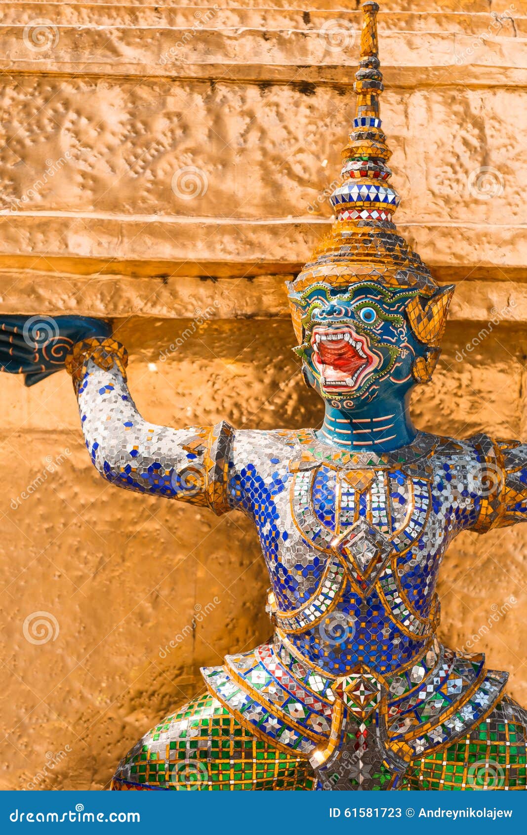 Thai God, Mythical Creature Stock Image - Image of grand, asia: 61581723
