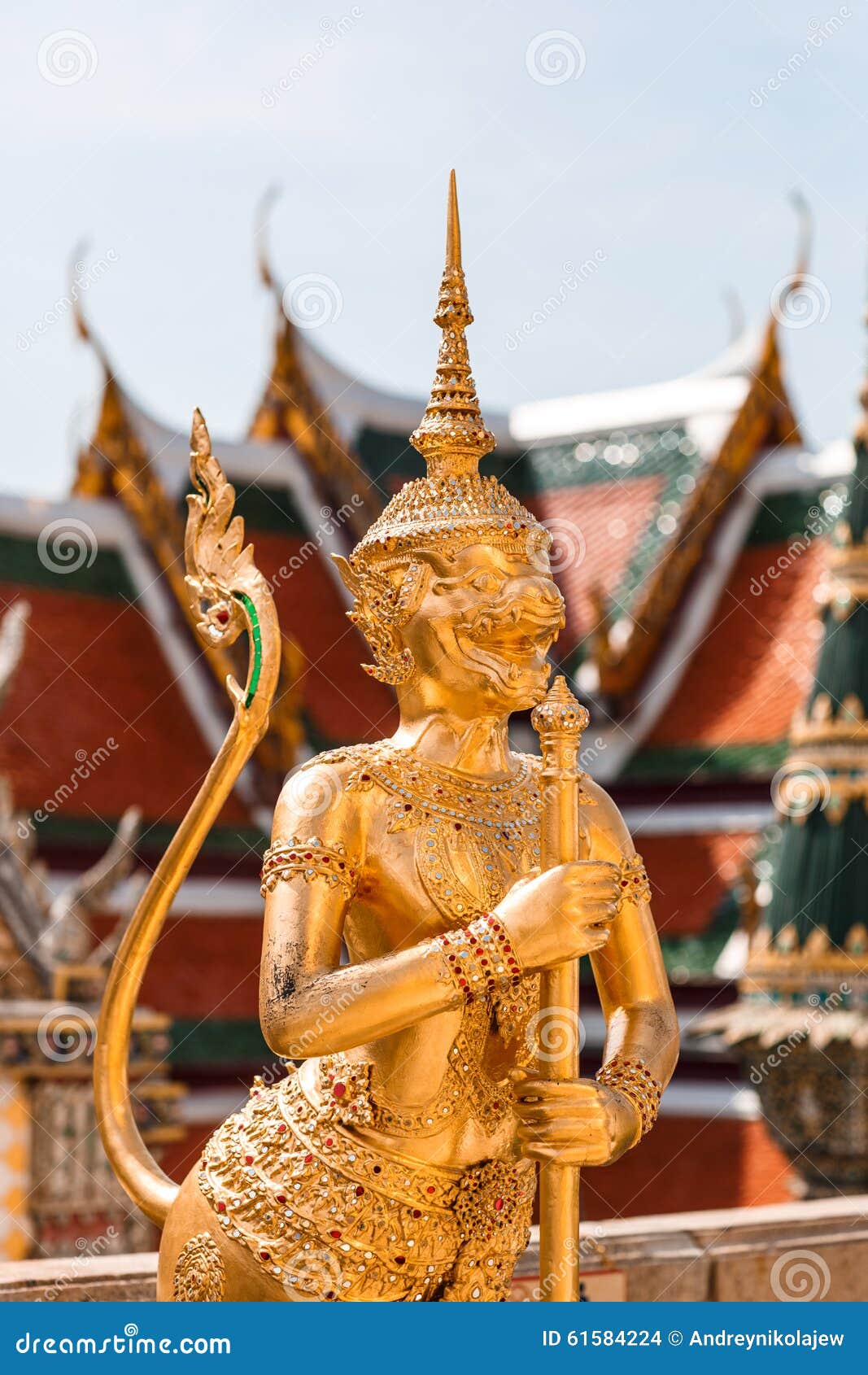 Thai God, Mythical Creature Stock Photo - Image of creature, thailand ...