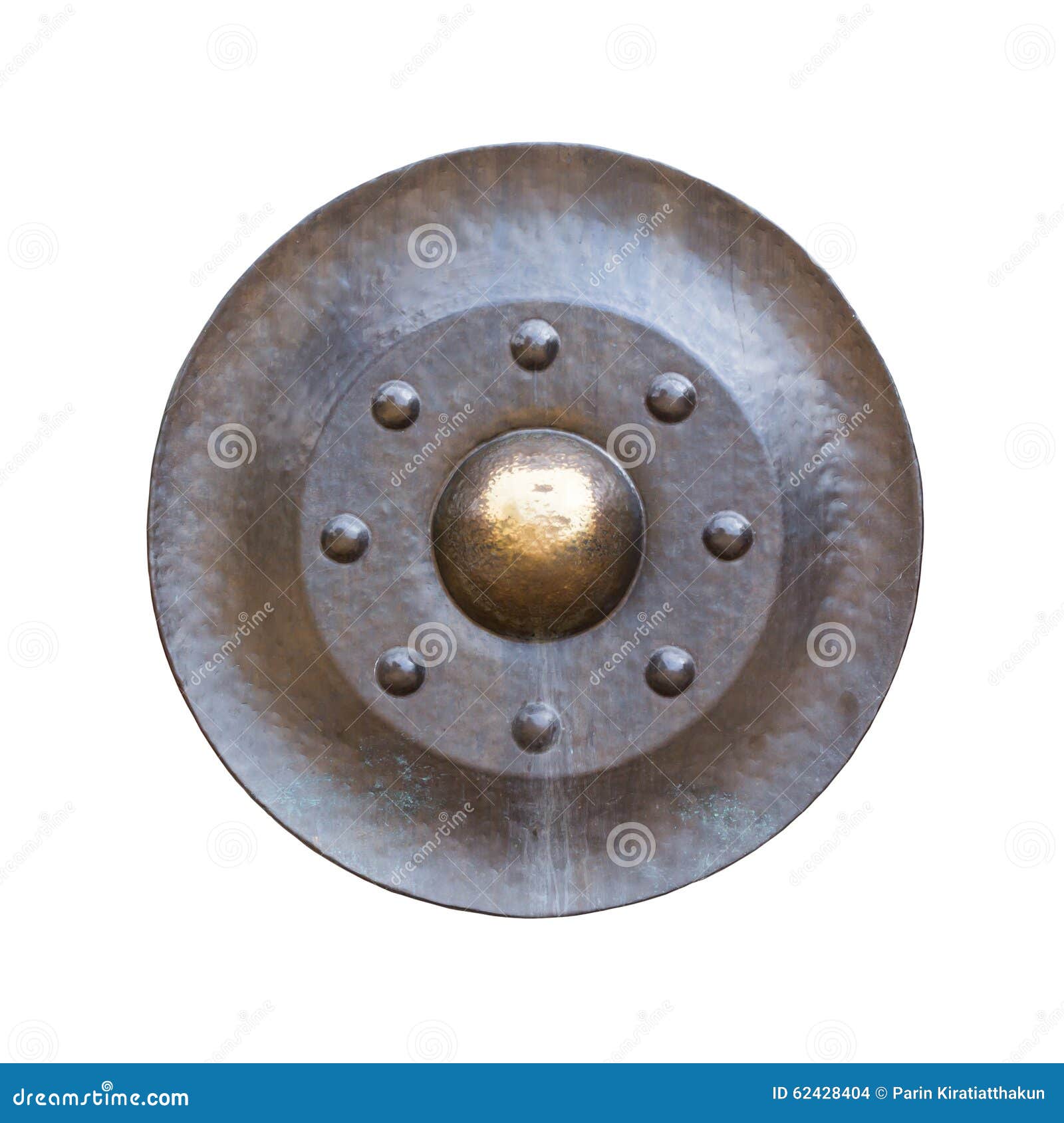 Thai Gong On A Sao Ching Cha Gong Stand With Thai Lotus Design At Wat ...