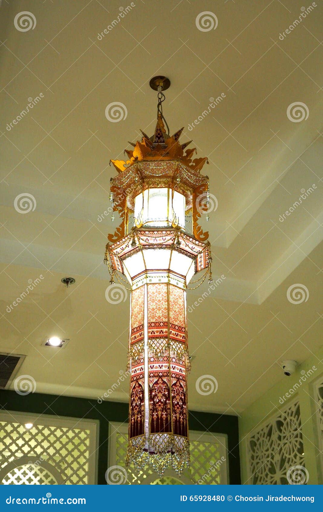 Thai hanging Light stock photo. Image of asian, modern - 65928480