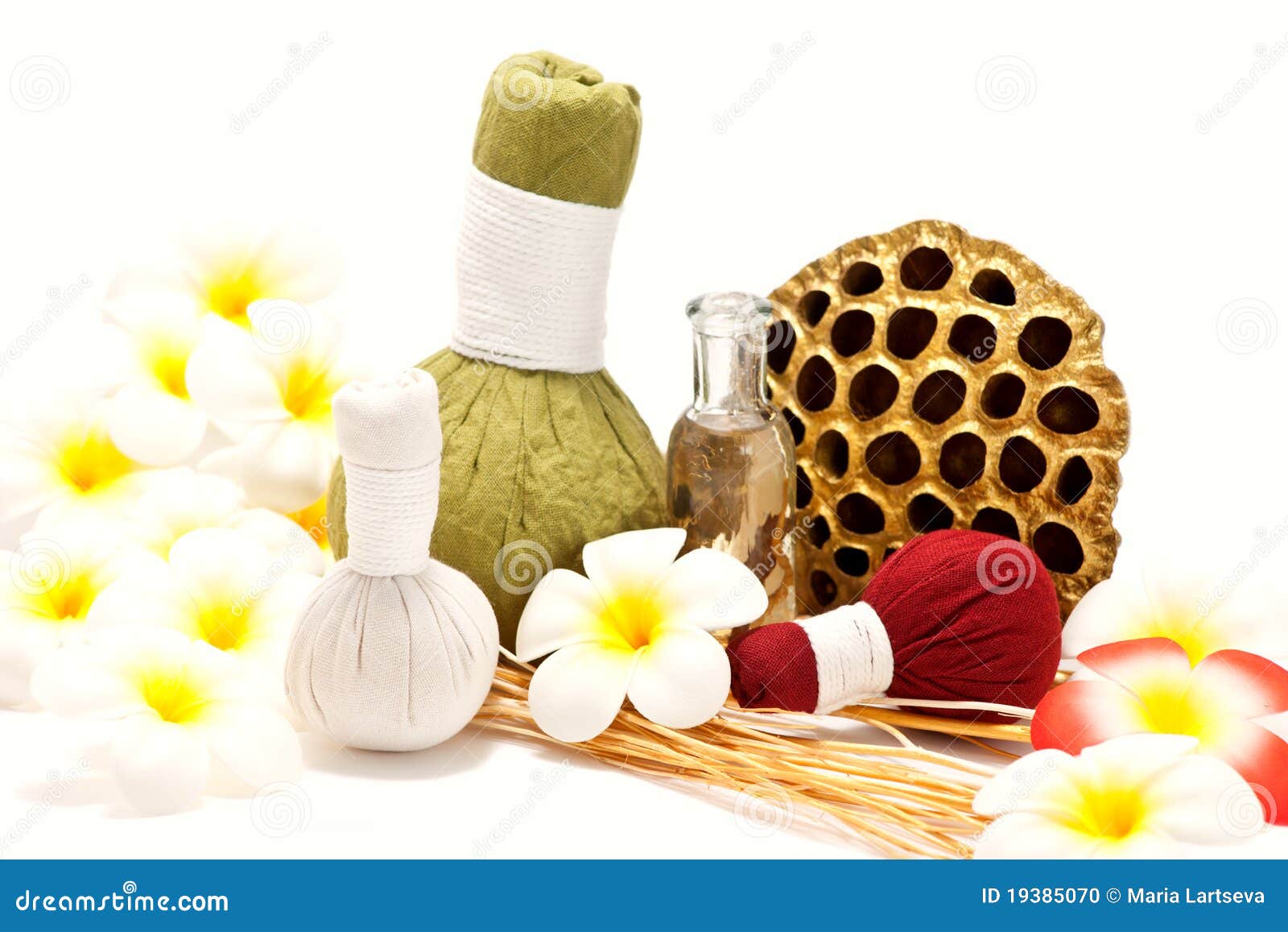 Thai Herbal Massage Compresses Stock Photo - Image of natural ...