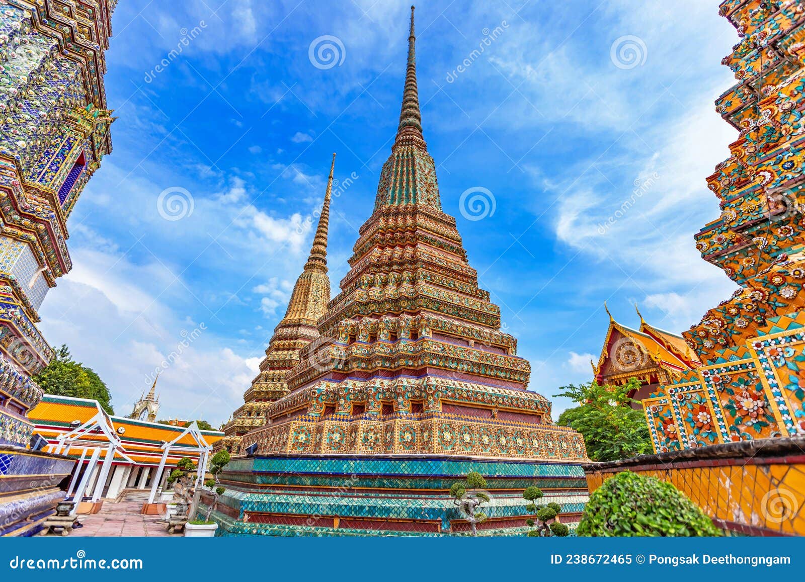 Thai Hermit Exercise Wat Pho Stock Image - Image of care, asian: 238672465