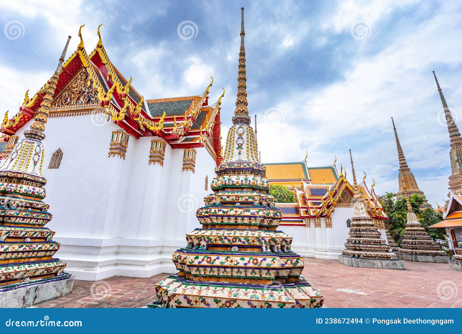 Thai Hermit Exercise Wat Pho Stock Photo - Image of culture, buddhist ...