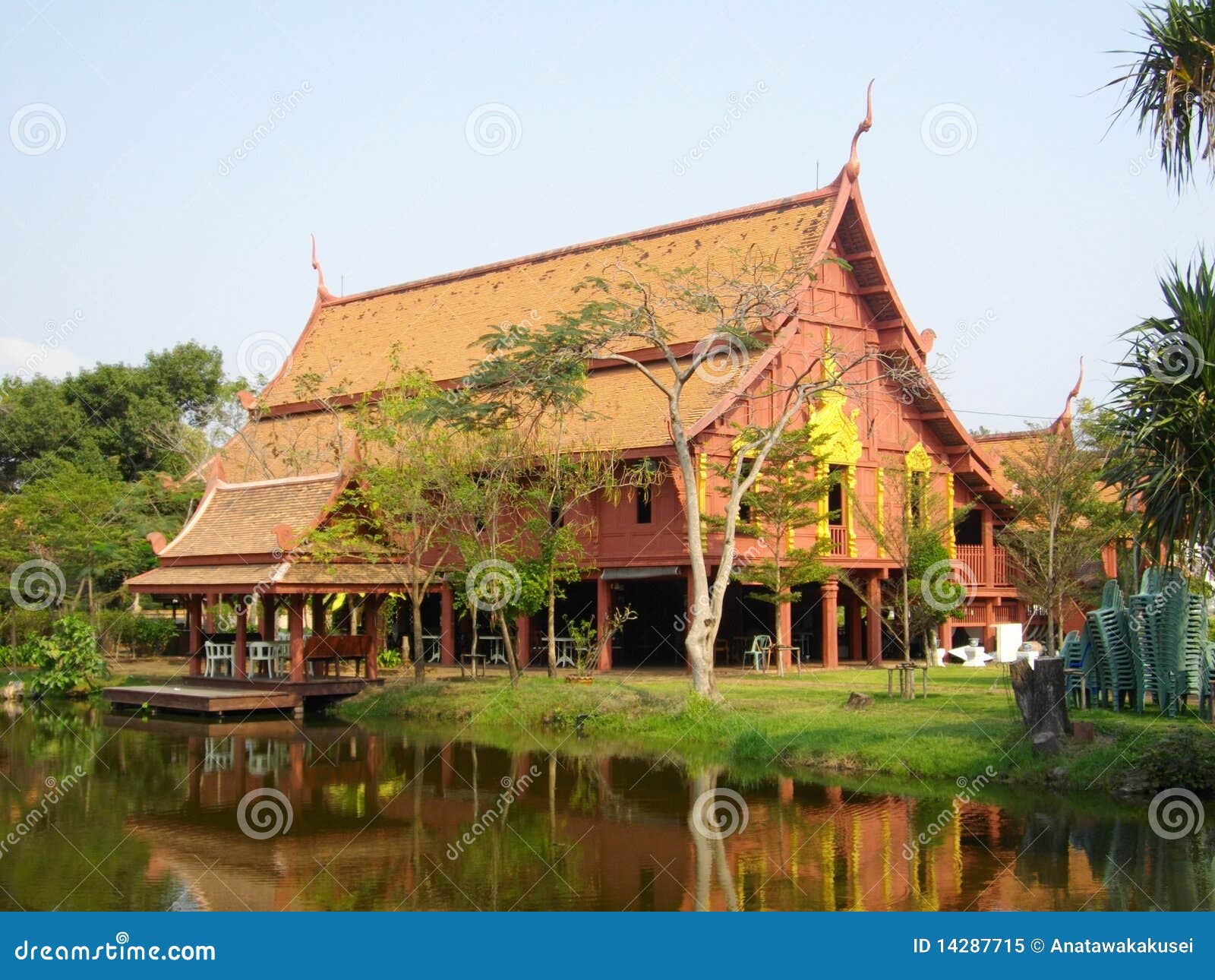 Thai House stock image. Image of style, thai, house, place - 14287715