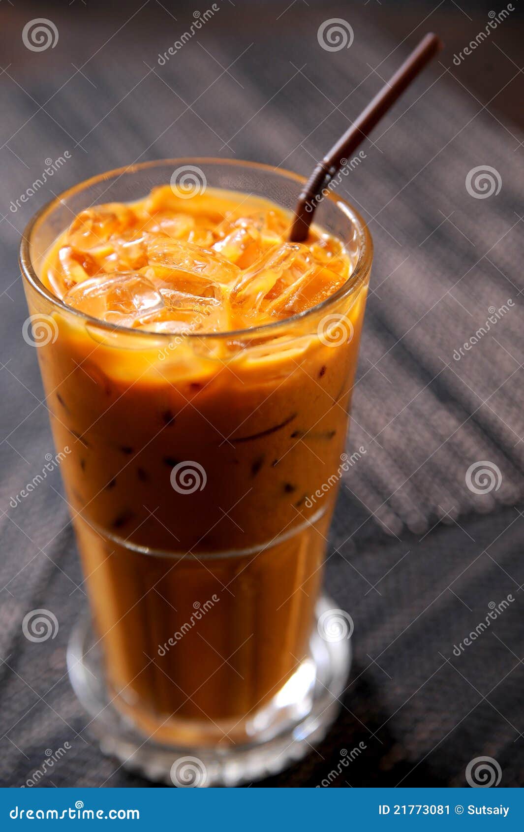 Thai Ice Tea stock image. Image of studio, restaurant - 21773081