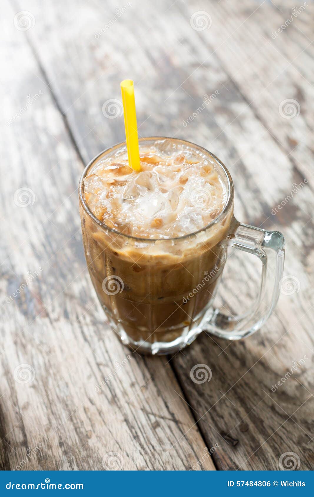 Thai iced coffee with milk stock photo. Image of caffeine - 57484806