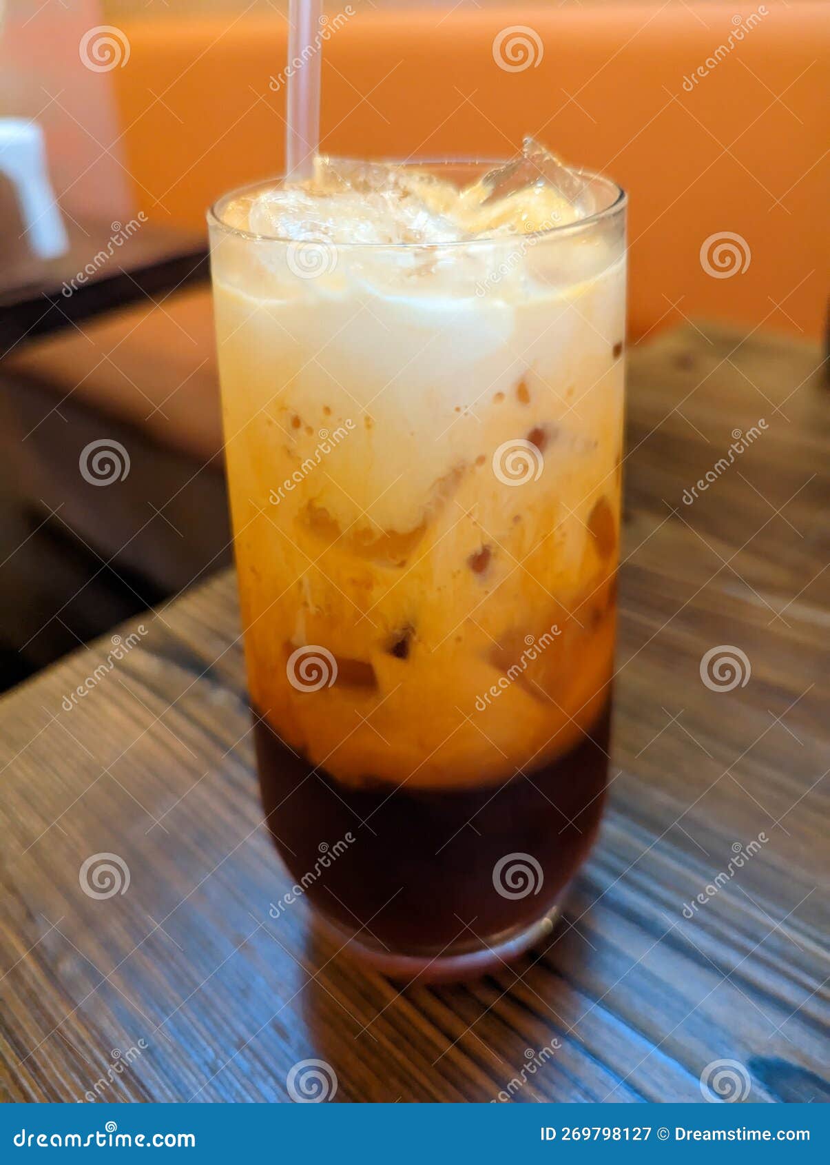 Thai Iced Tea Cool Refreshing Stock Image - Image of plant, cocktail ...