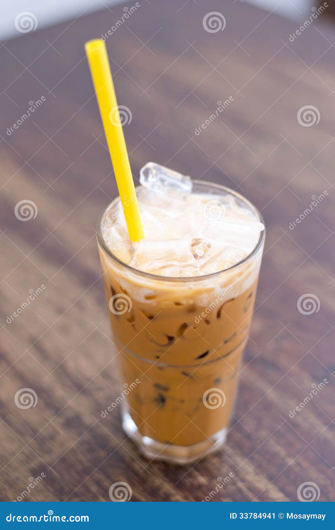 Thai iced tea with milk stock image. Image of dining - 33784941