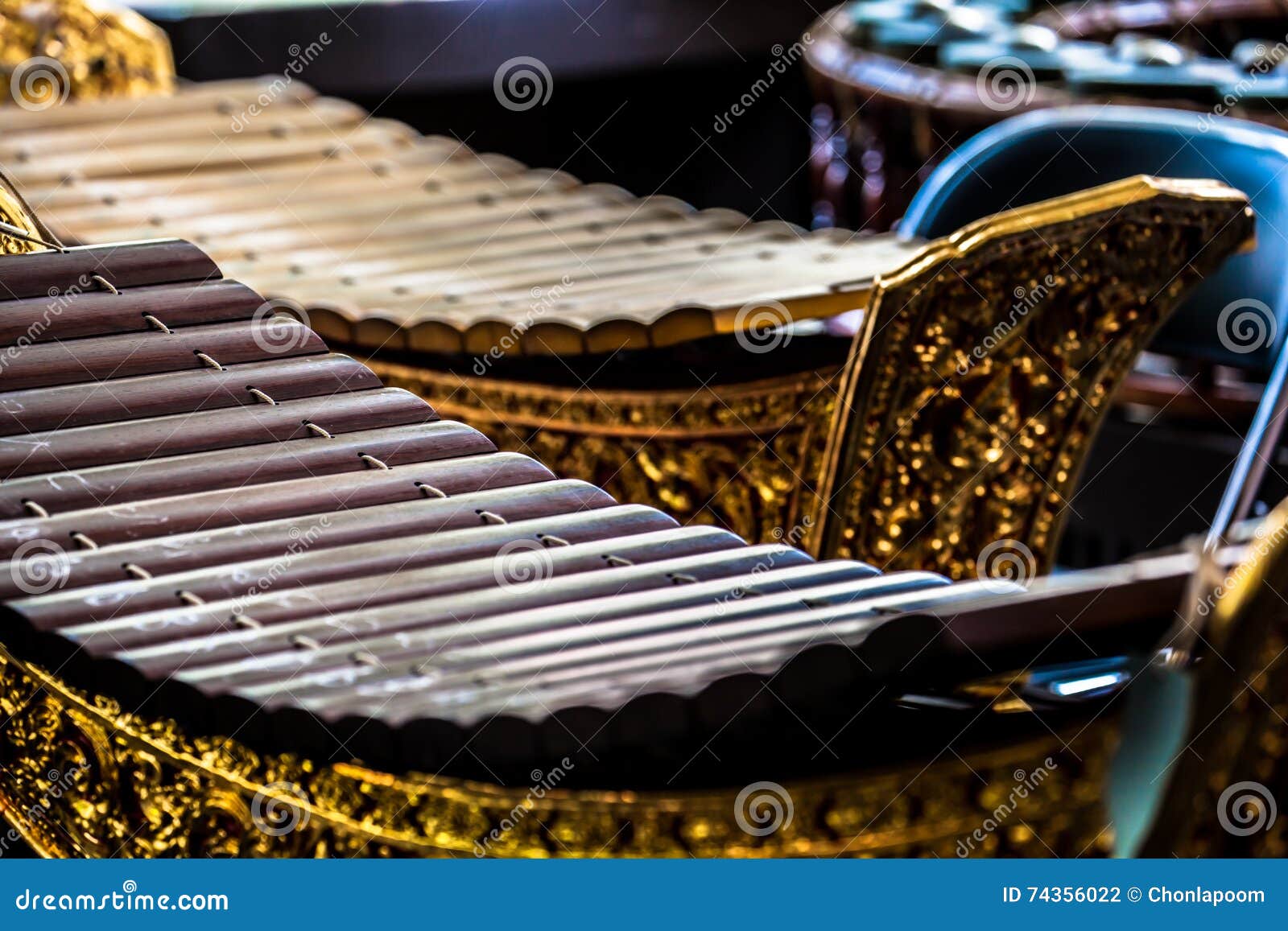 Thai instruments stock photo. Image of musical, celebration - 74356022