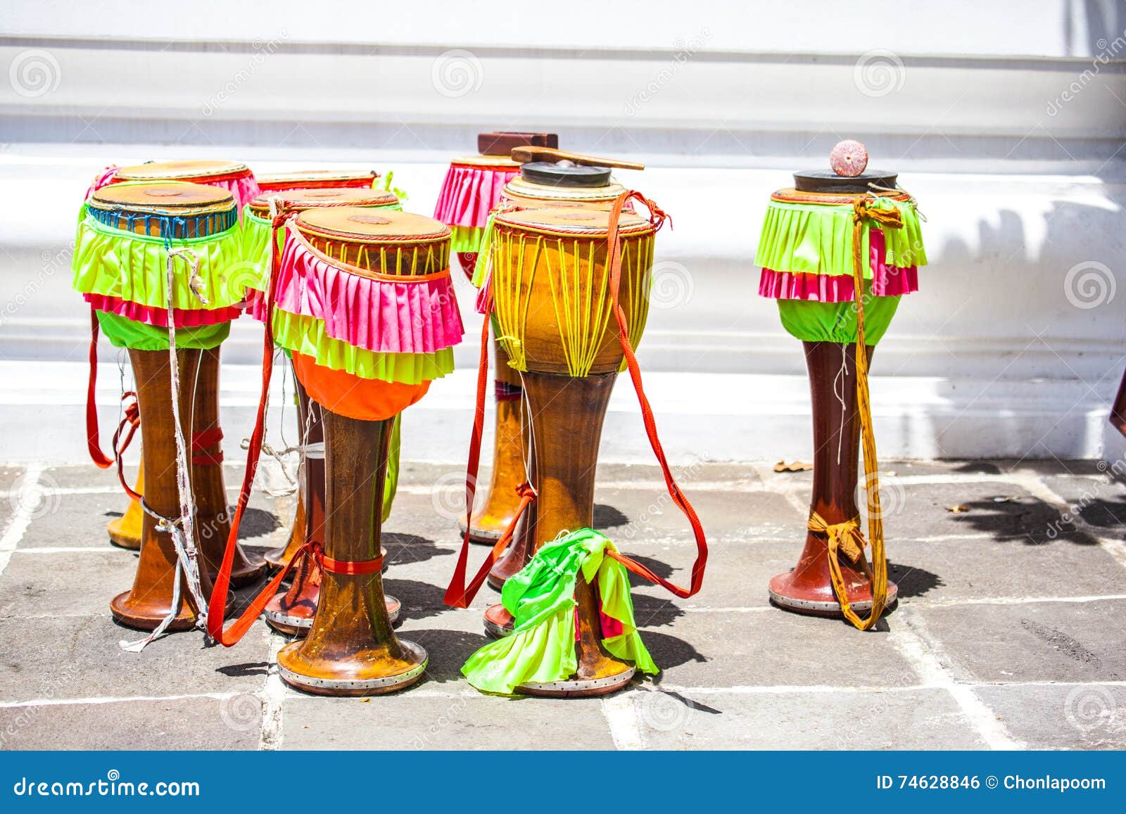 Thai instruments stock photo. Image of classic, gamelan - 74628846