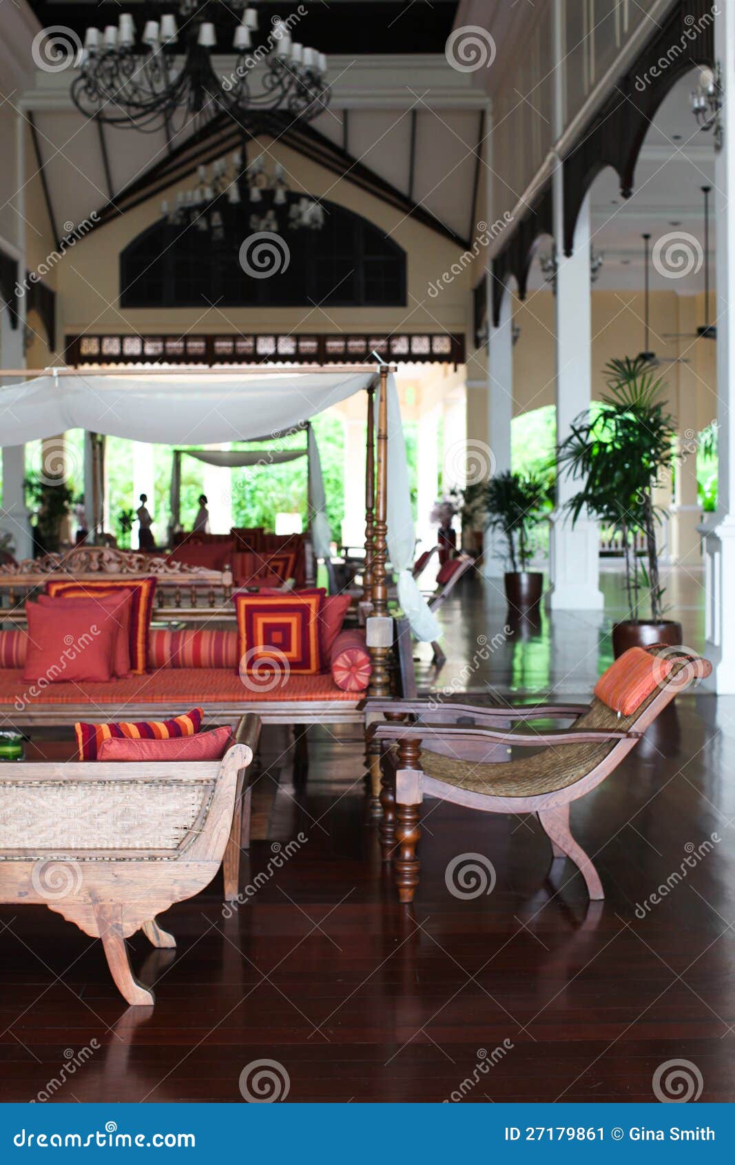Thai interior stock image. Image of inside, culture, orient - 27179861