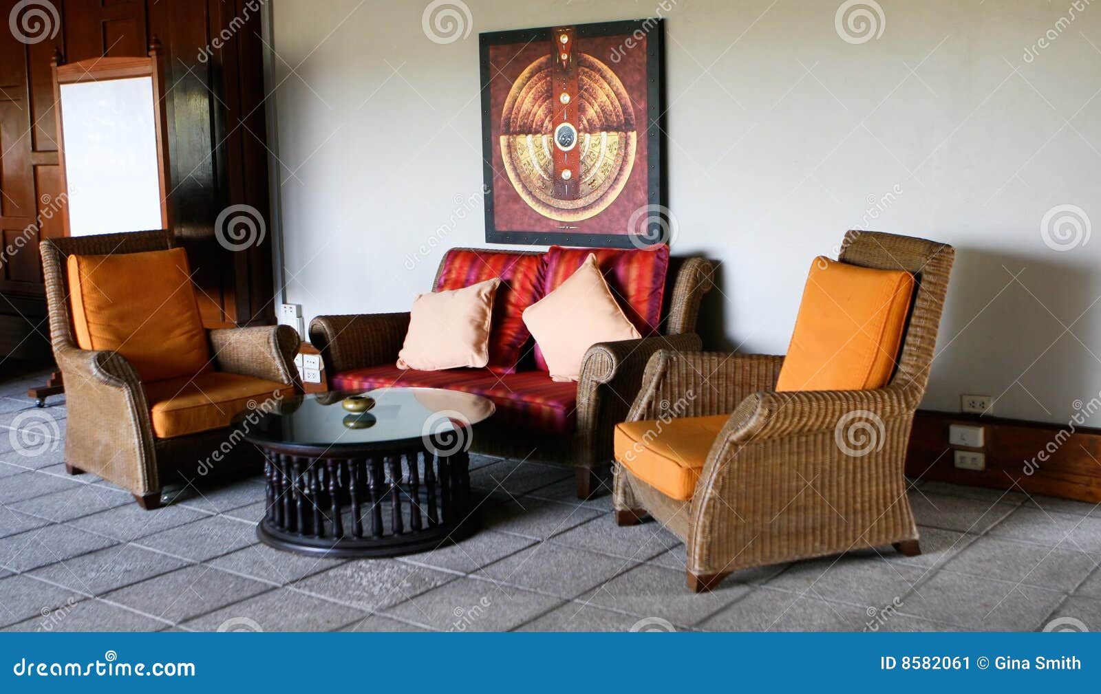 Thai interior stock image. Image of domestic, modern, house - 8582061