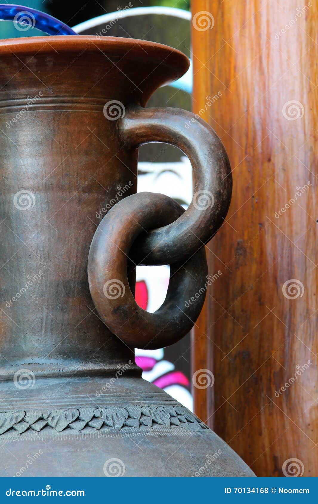 Thai jar stock photo. Image of traditional, terracotta - 70134168