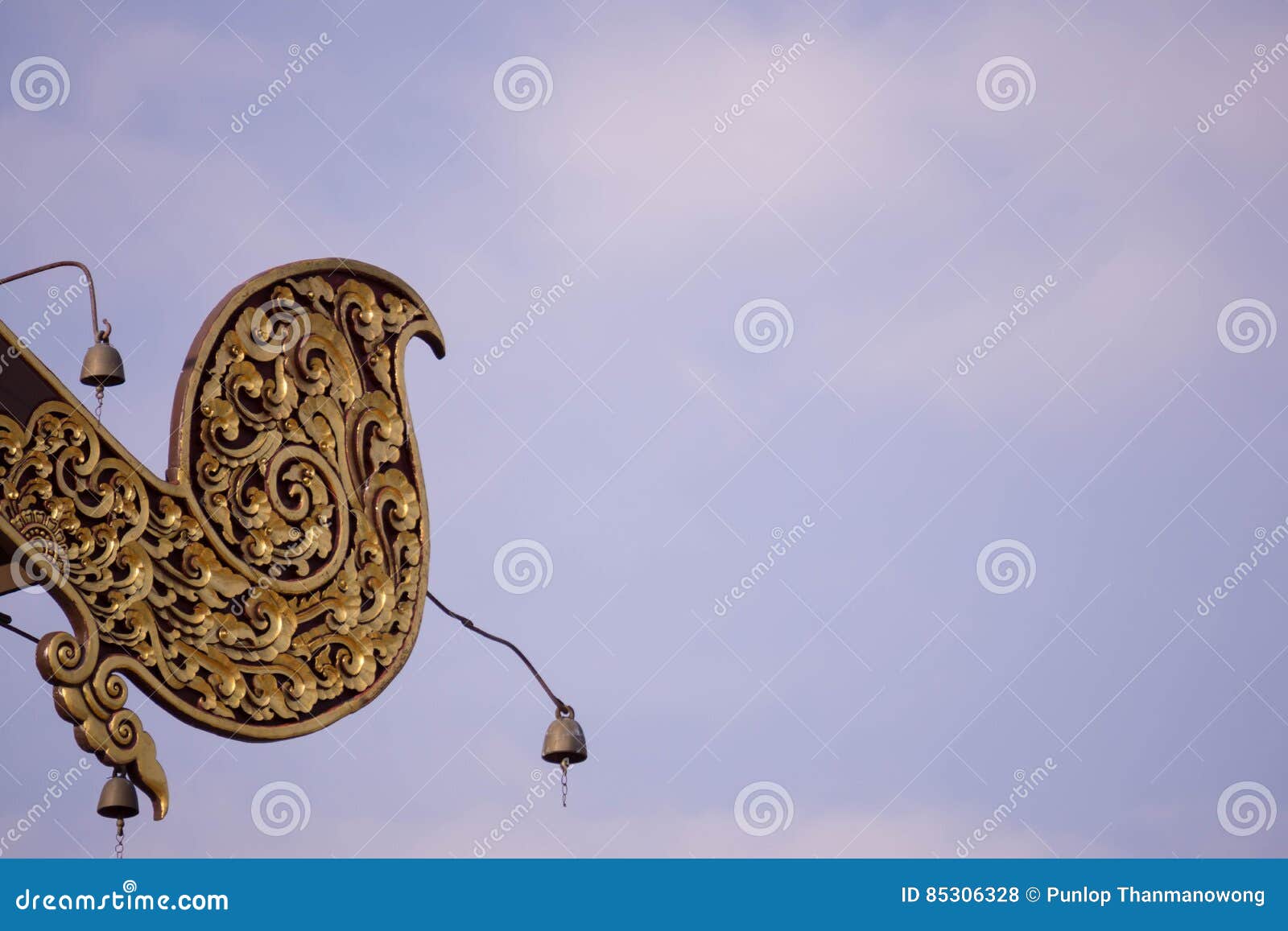 Thai kanok temple stock photo. Image of temple, textile - 85306328