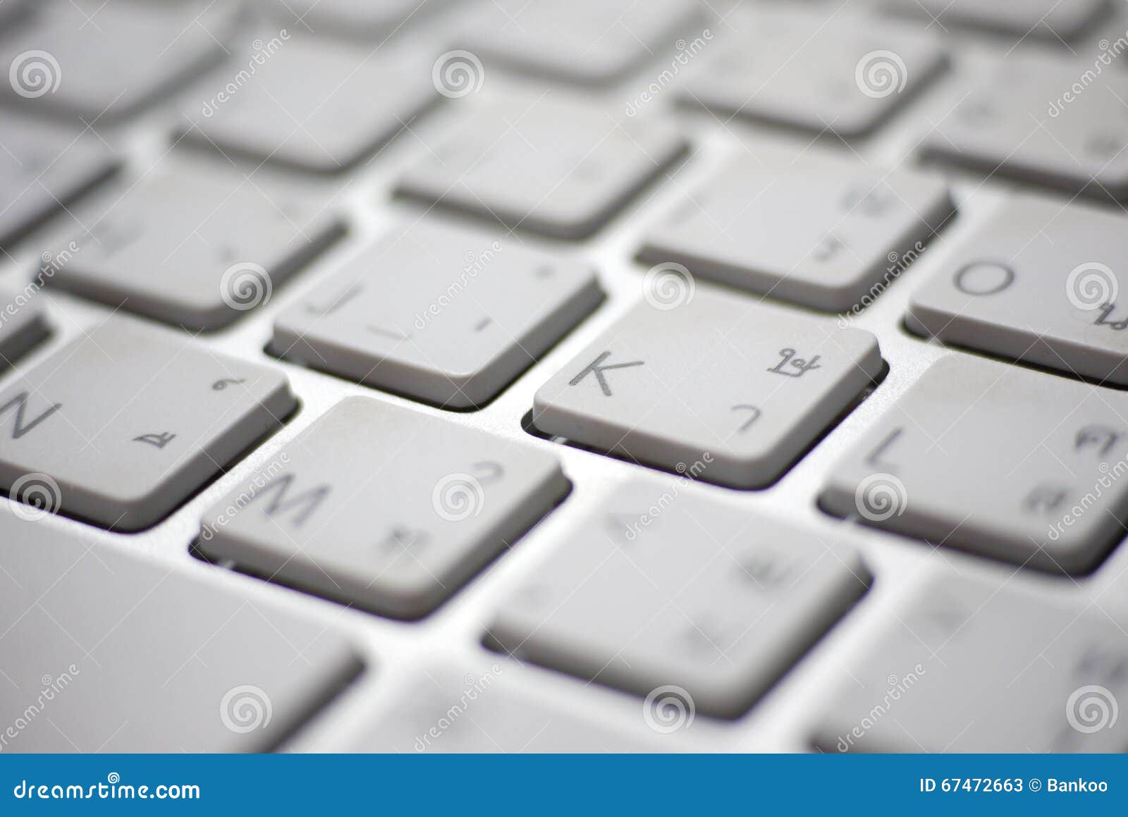 Thai Keyboard Macro Close Up Stock Image - Image of information, enter ...