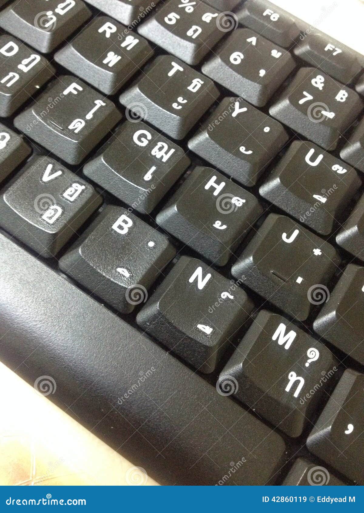 Thai Keyboard Stock Image | CartoonDealer.com #42860119