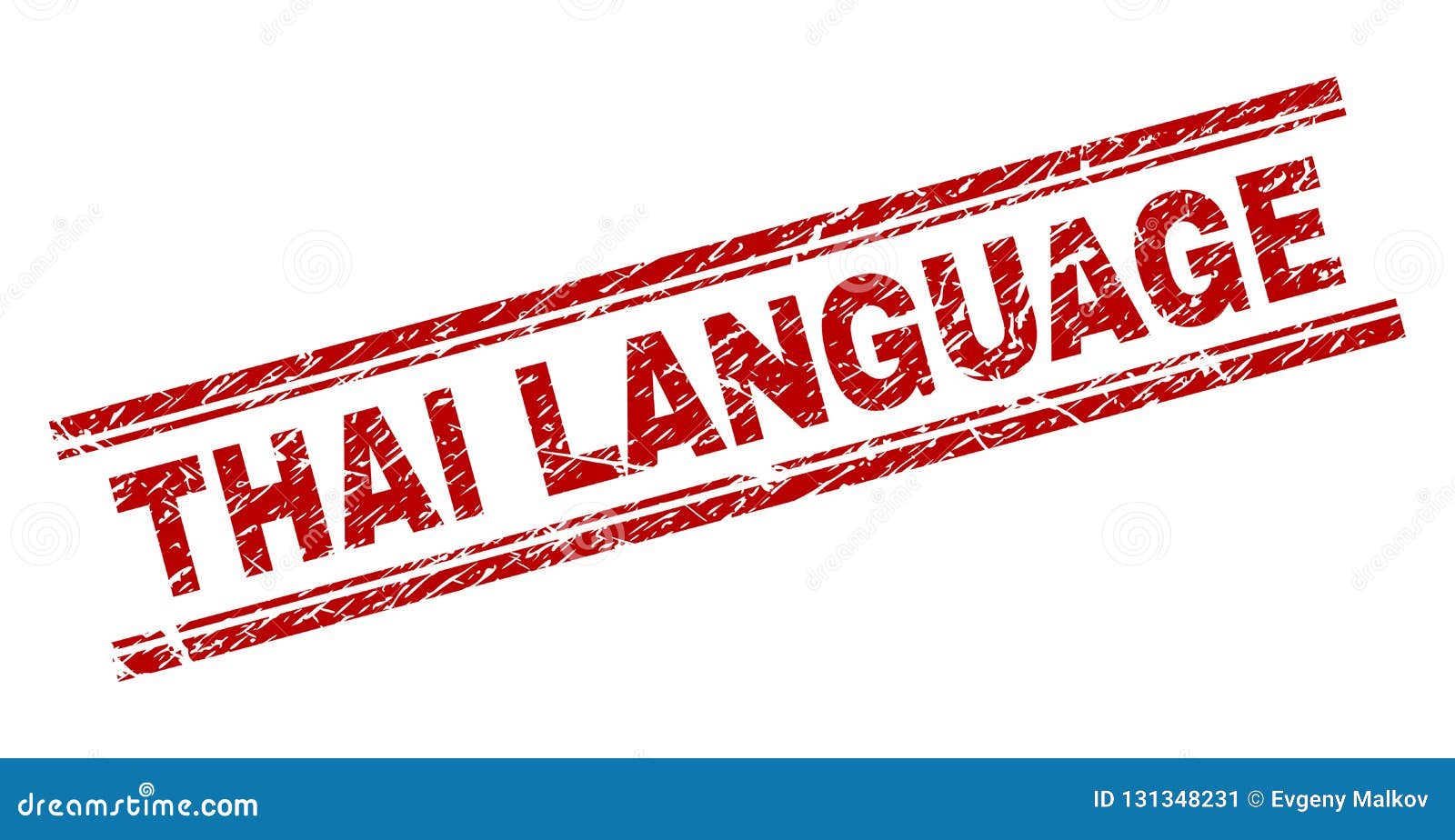 Grunge Textured THAI LANGUAGE Stamp Seal Stock Vector - Illustration of ...