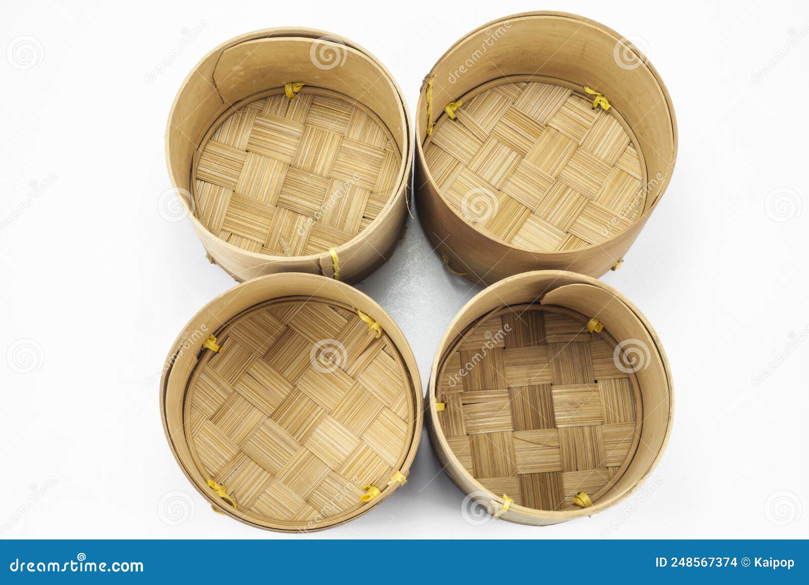 Thai Laos Bamboo Sticky Rice Container Stock Photo - Image of handmade ...