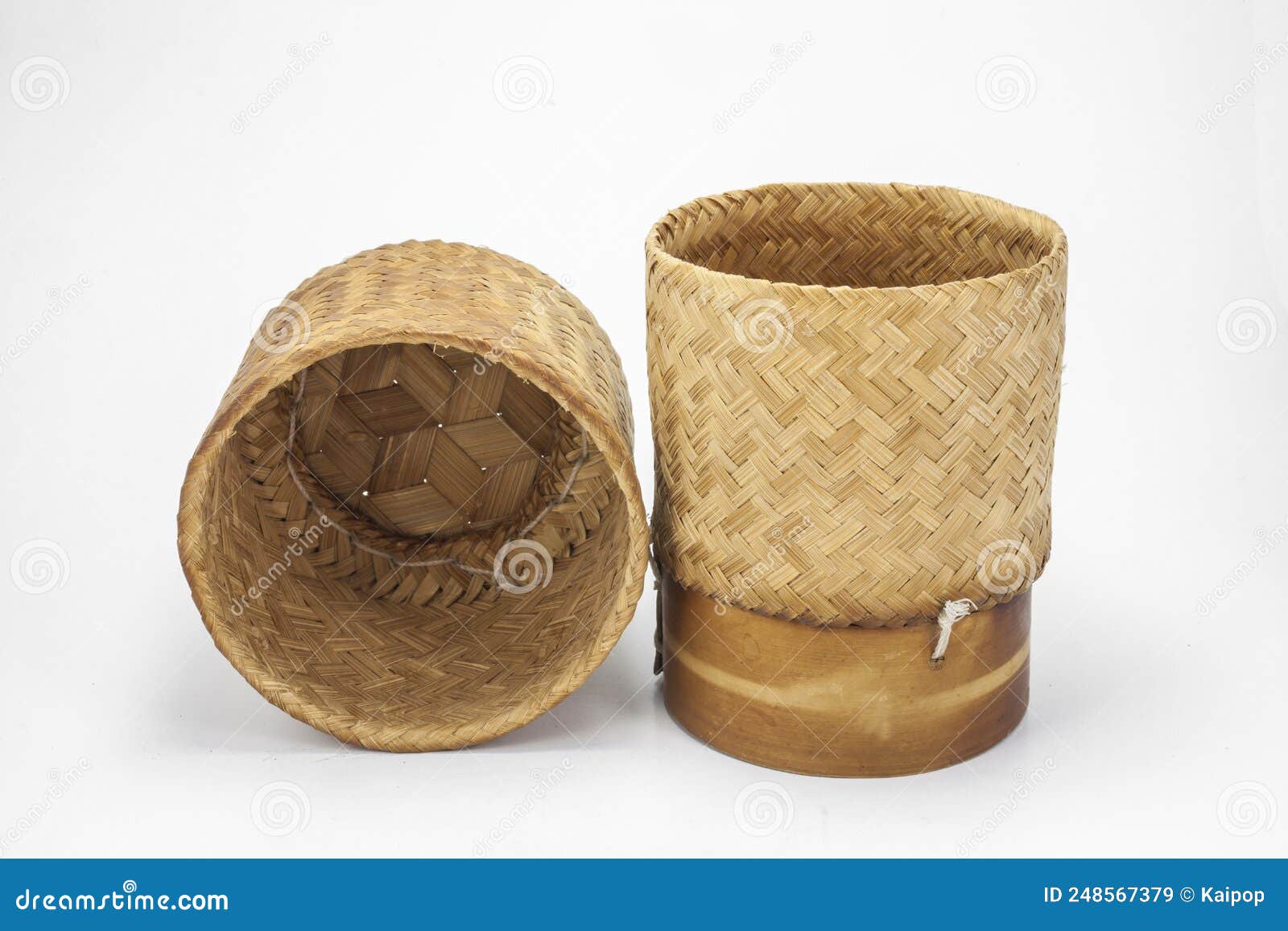 Thai Laos Bamboo Sticky Rice Container Royalty-Free Stock Photo ...