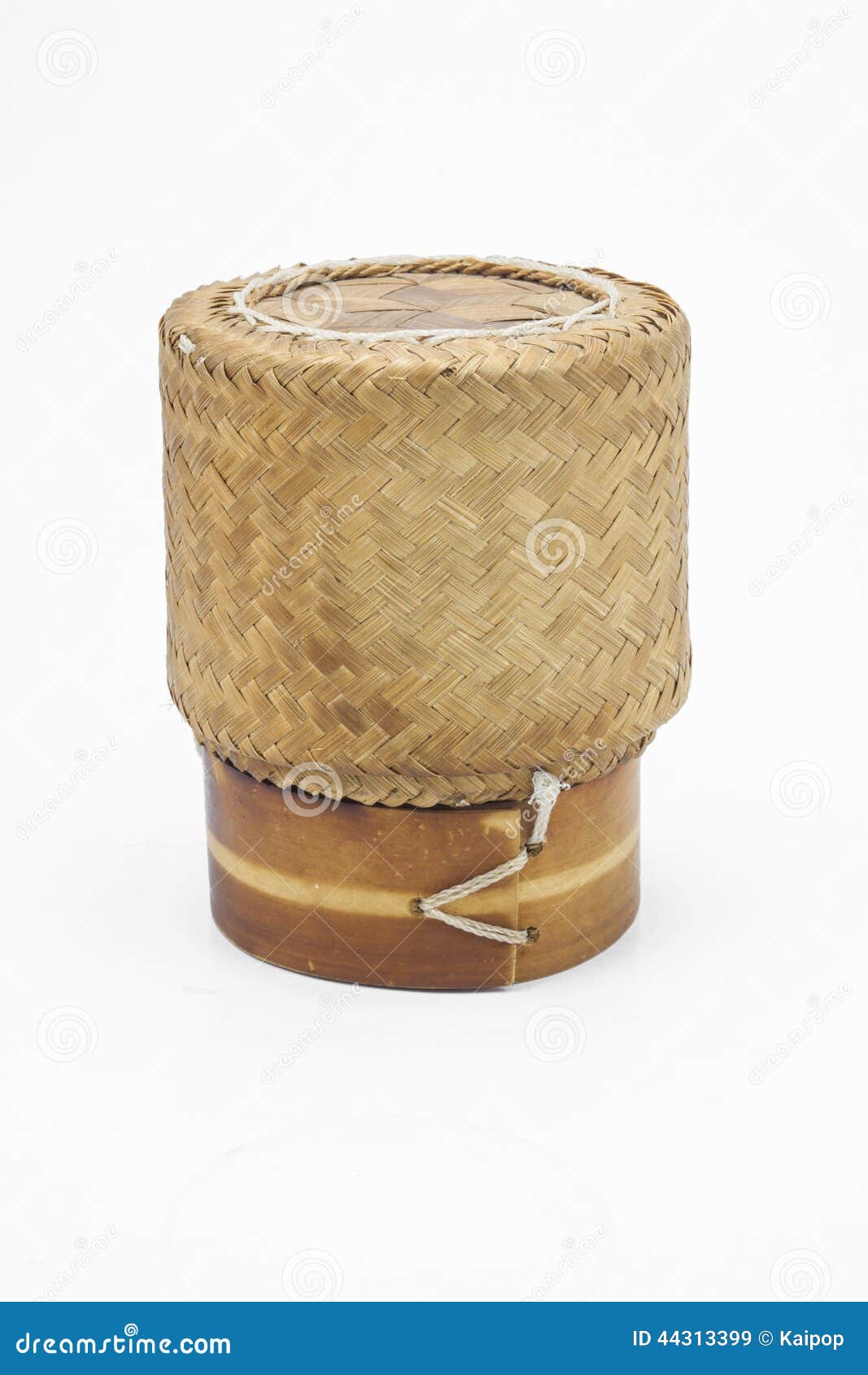 Thai Laos Bamboo Sticky Rice Container Stock Image - Image of serving ...
