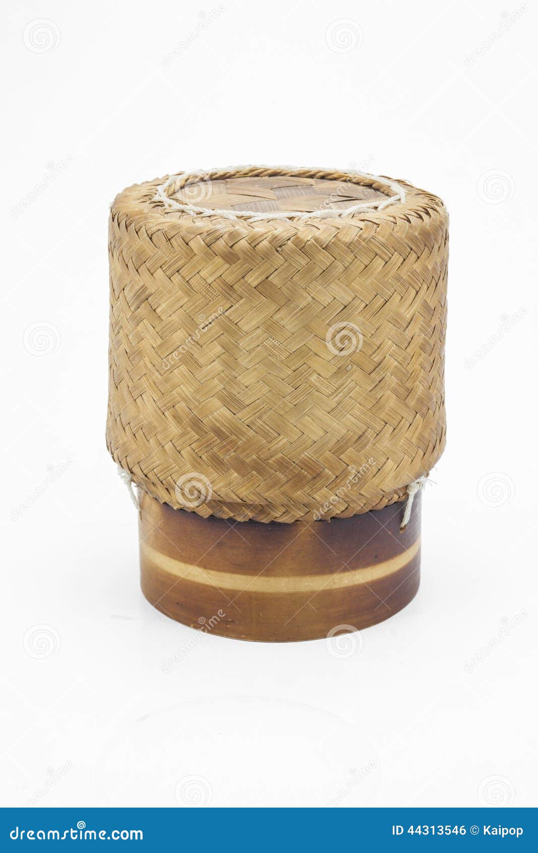 Thai Laos Bamboo Sticky Rice Container Stock Photo - Image of isaan ...