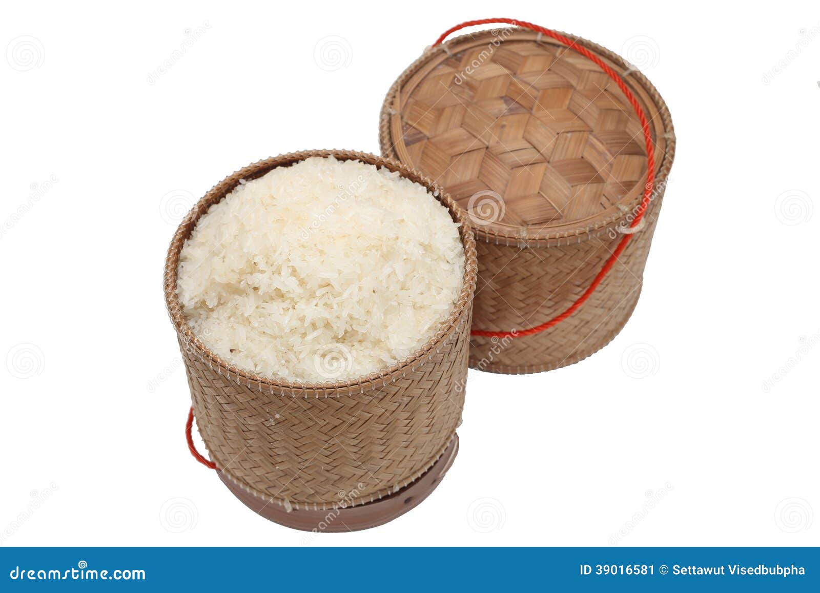 Thai Laos Bamboo Sticky Rice Container Royalty-Free Stock Photo ...