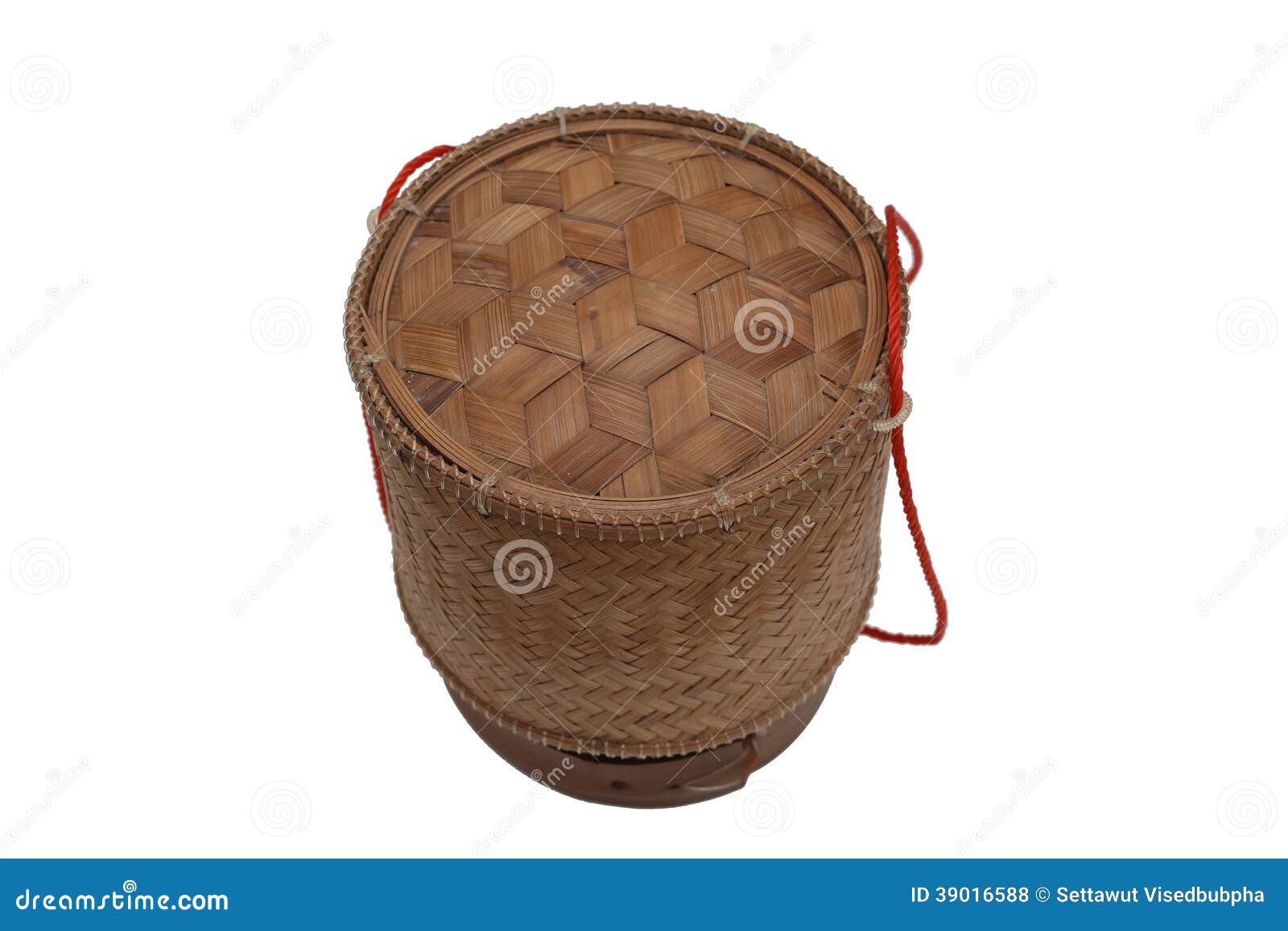 Thai Laos Bamboo Sticky Rice Container Stock Photo - Image of kratip ...