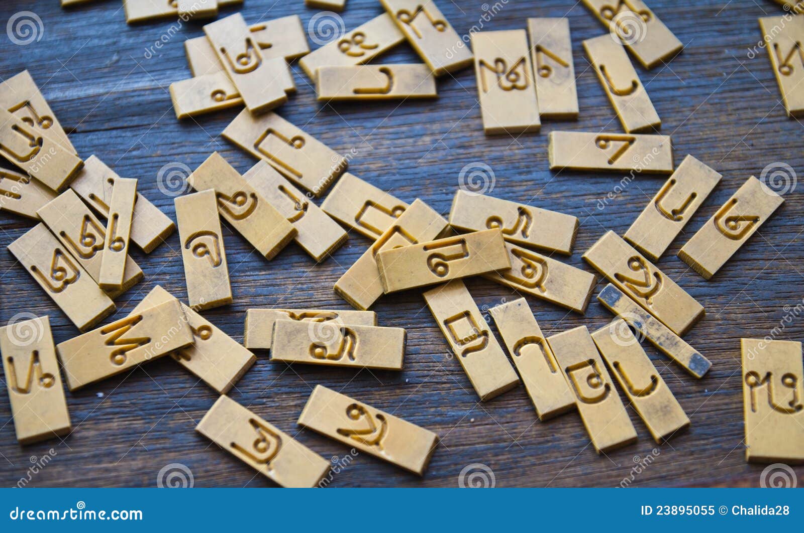 Thai letters stock image. Image of brushed, copy, golden - 23895055