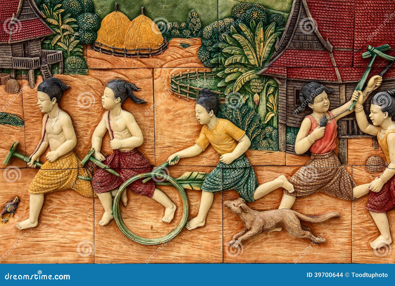 Thai lifestyle stock photo. Image of ancient, legend - 39700644