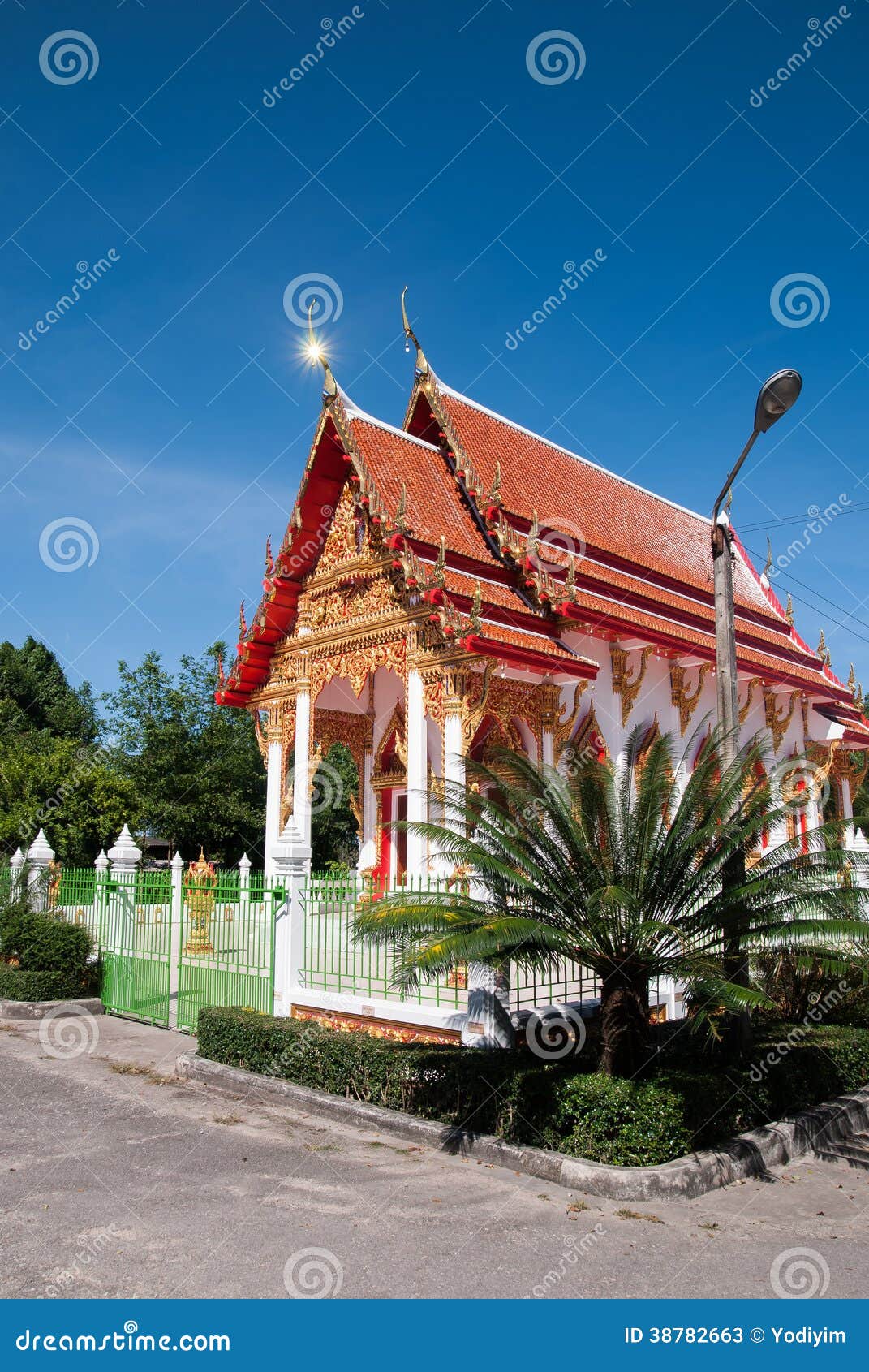 Thai local temple stock image. Image of bangkok, architecture - 38782663
