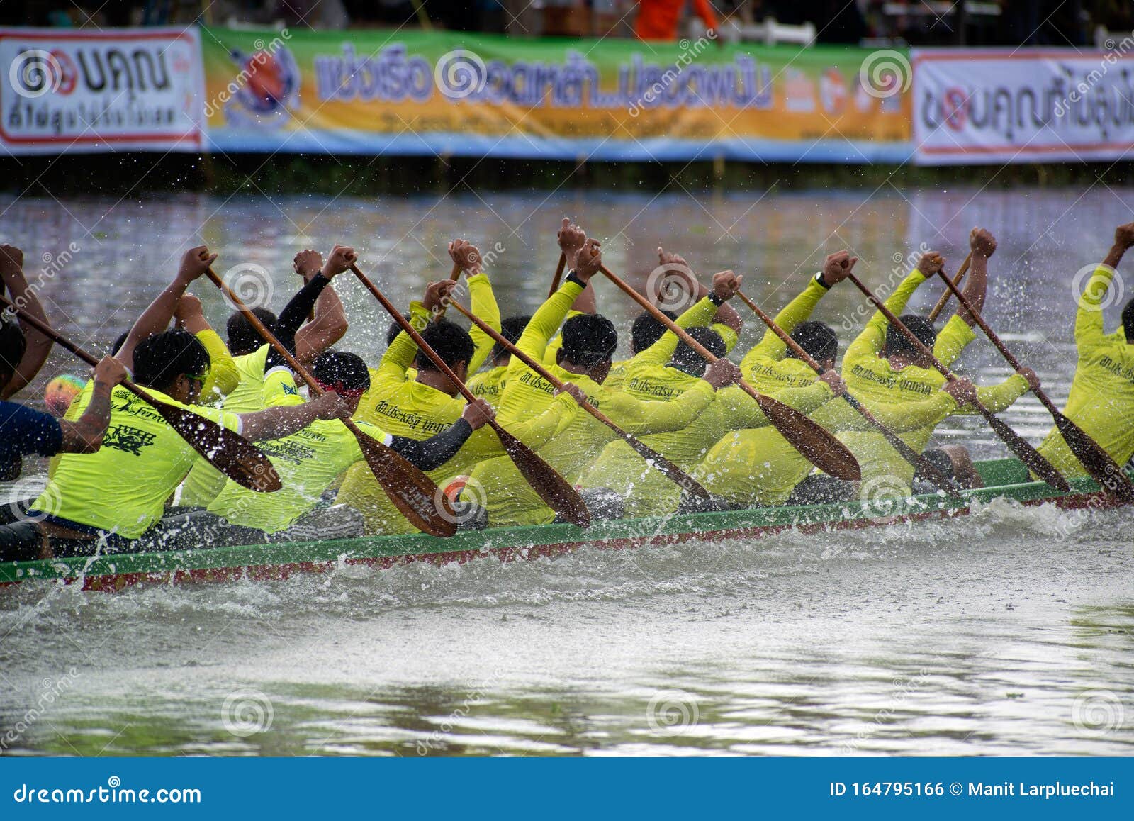 Thai Long Boat Racing Championship. Editorial Photo - Image of long ...