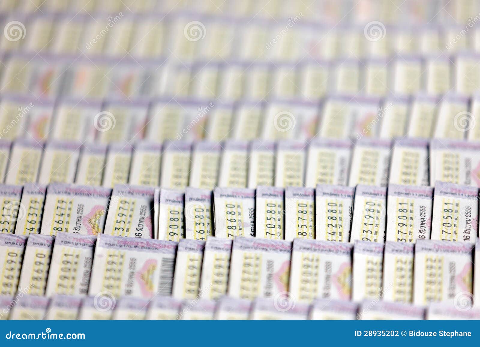 Thai lottery ticket stock photo. Image of game, raffle - 28935202